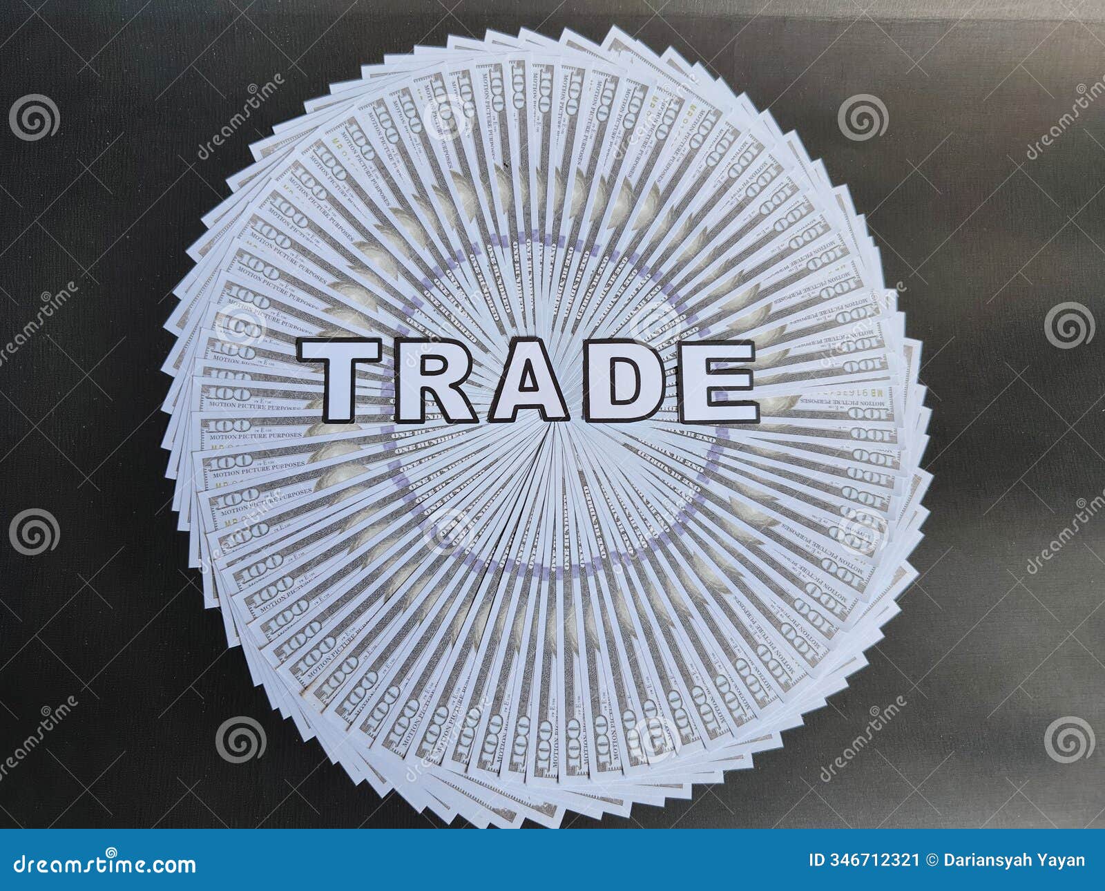 Dollars and Money: a Symbol of Wealth and Financial Prosperity Stock ...