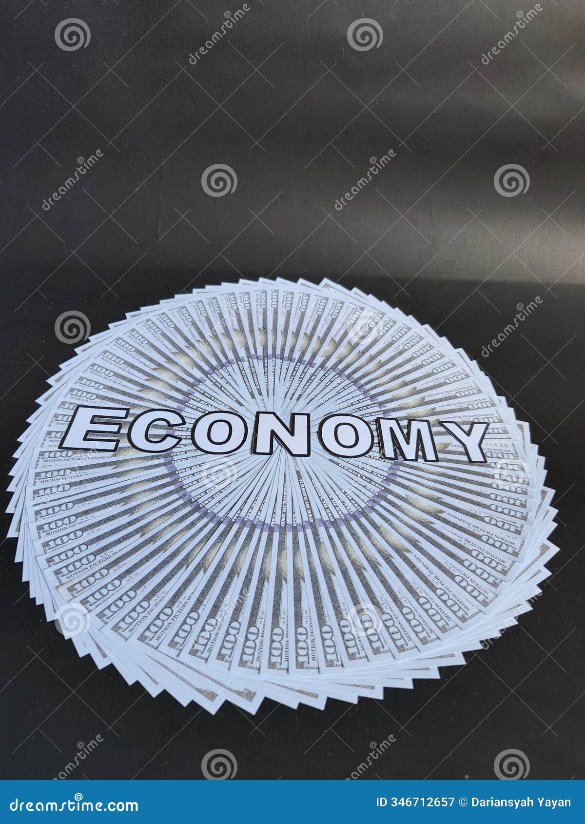 Dollars and Money: a Symbol of Wealth and Financial Prosperity Stock ...