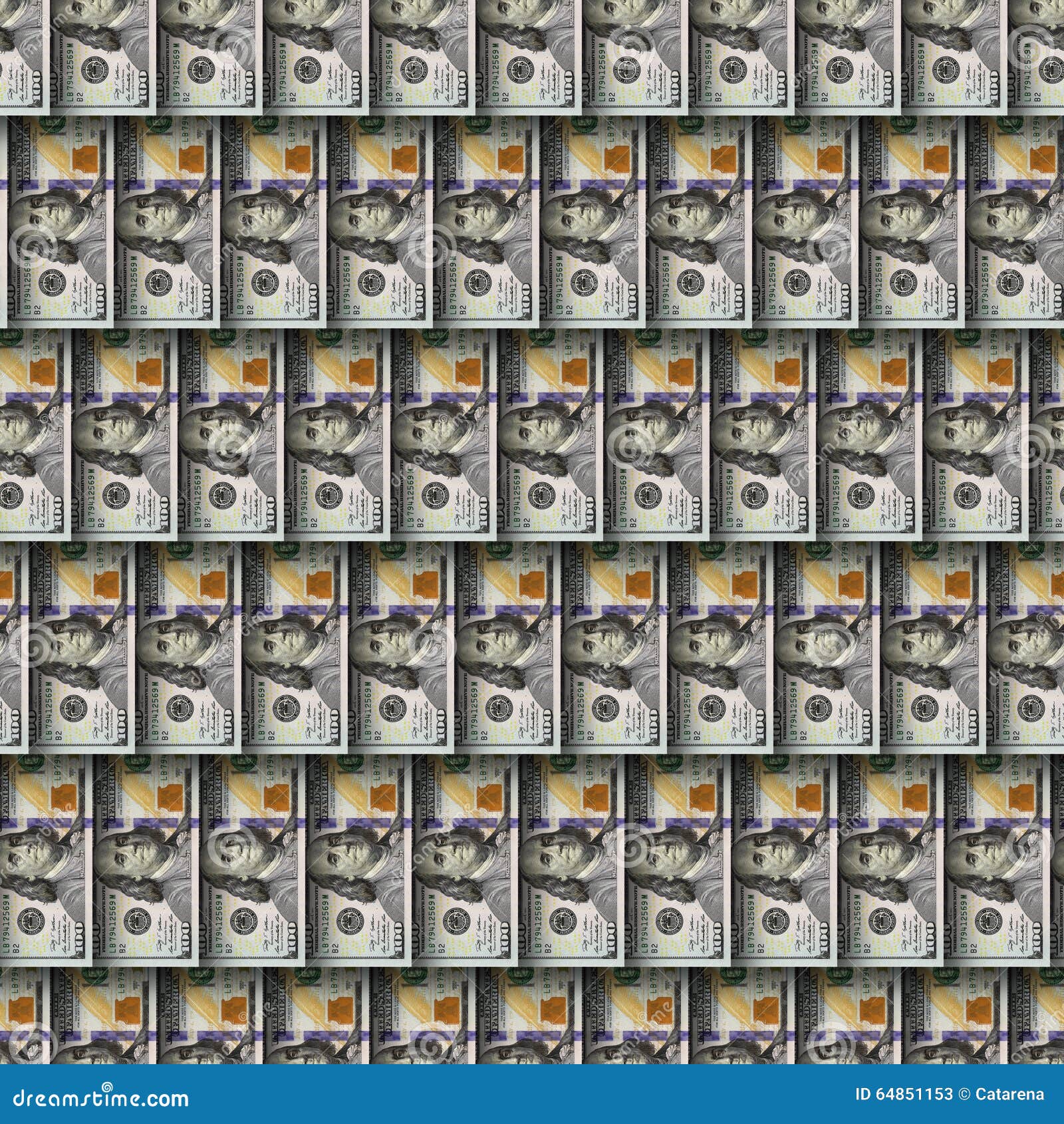 Dollars Seamless Background. Stock Image - Image of fabric, bill: 64851153