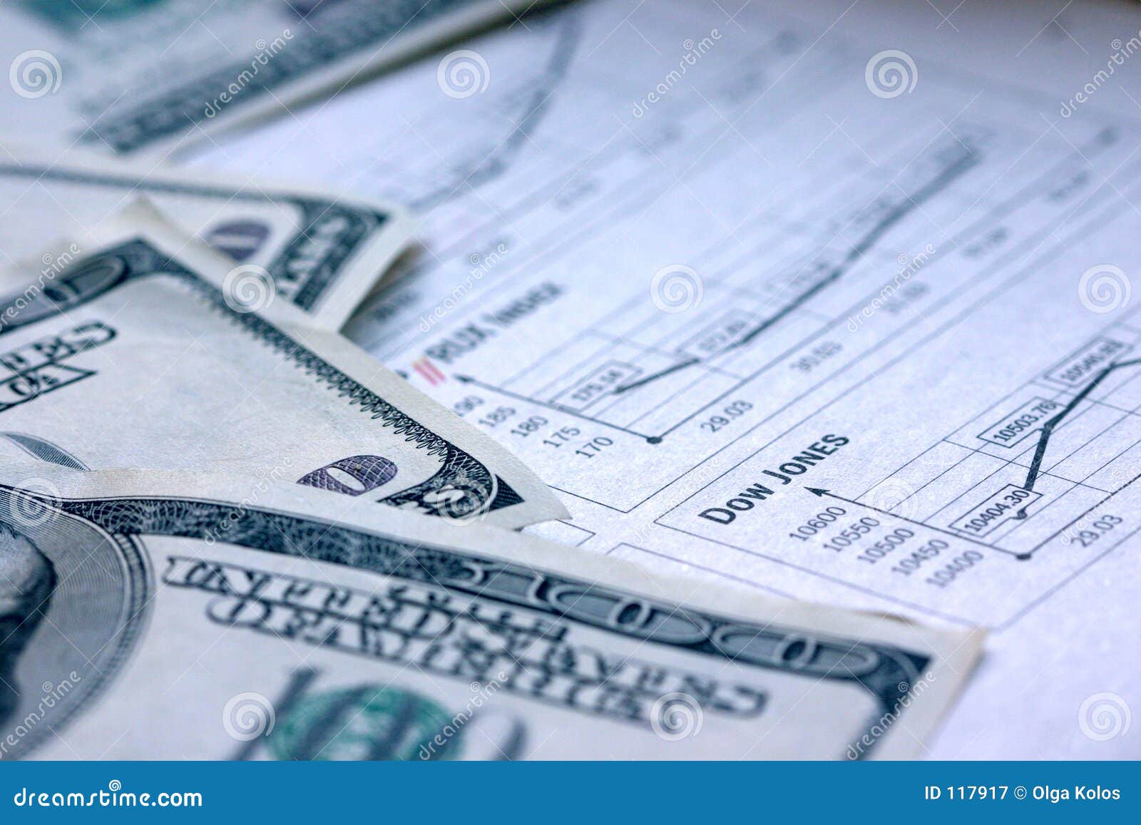 Dollars and stock stock image. Image of exchange, funds - 117917