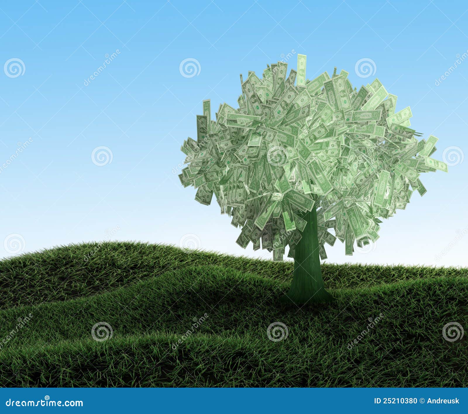 Dollars Tree Royalty-Free Stock Photo | CartoonDealer.com #1821327