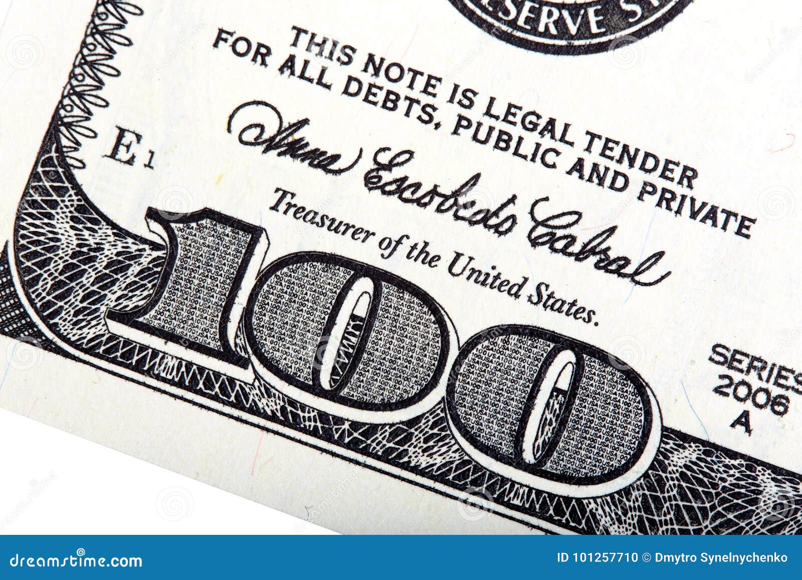 100 Dollars U.S. Money. Stacked Photo. Stock Photo - Image of cash ...