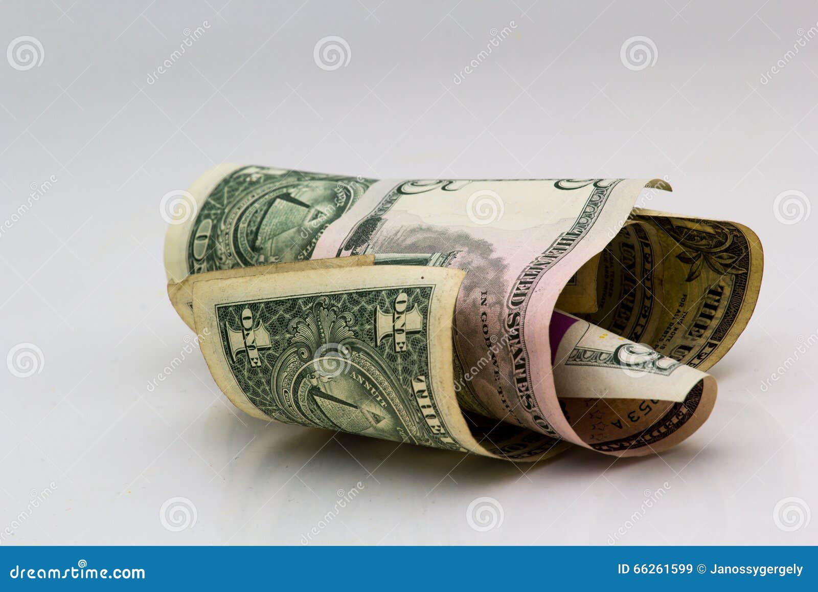 Dollars on a White Background Stock Image - Image of heap, paper: 66261599