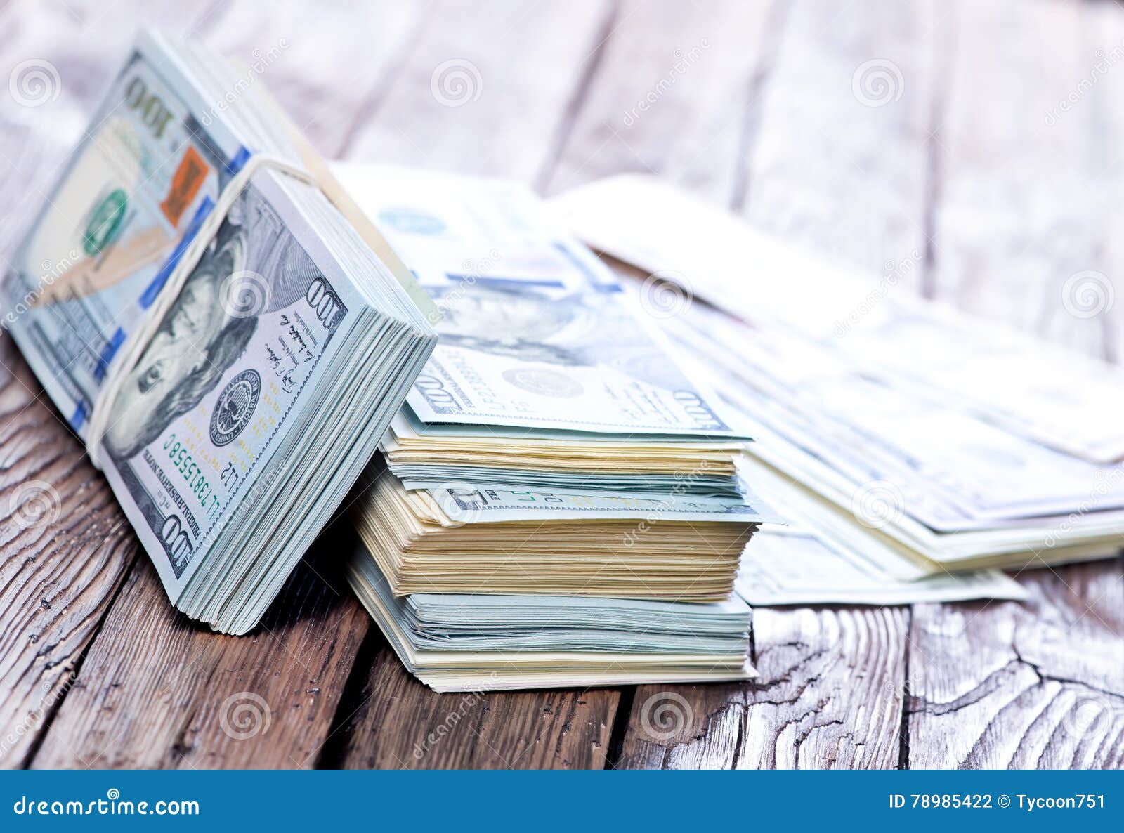 Dollars stock photo. Image of horizontal, greenback, bill - 78985422