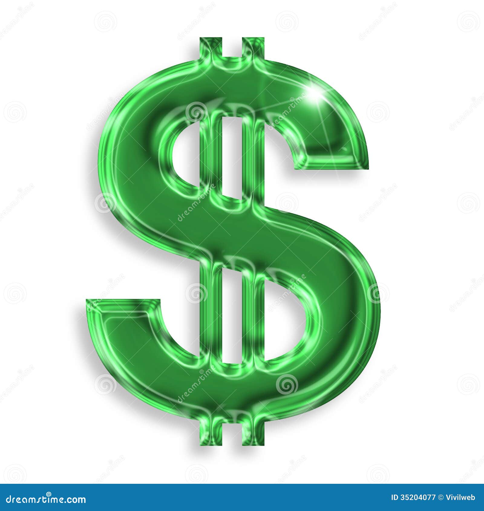Dollartecken stock illustrationer. Illustration av valuta - 35204077