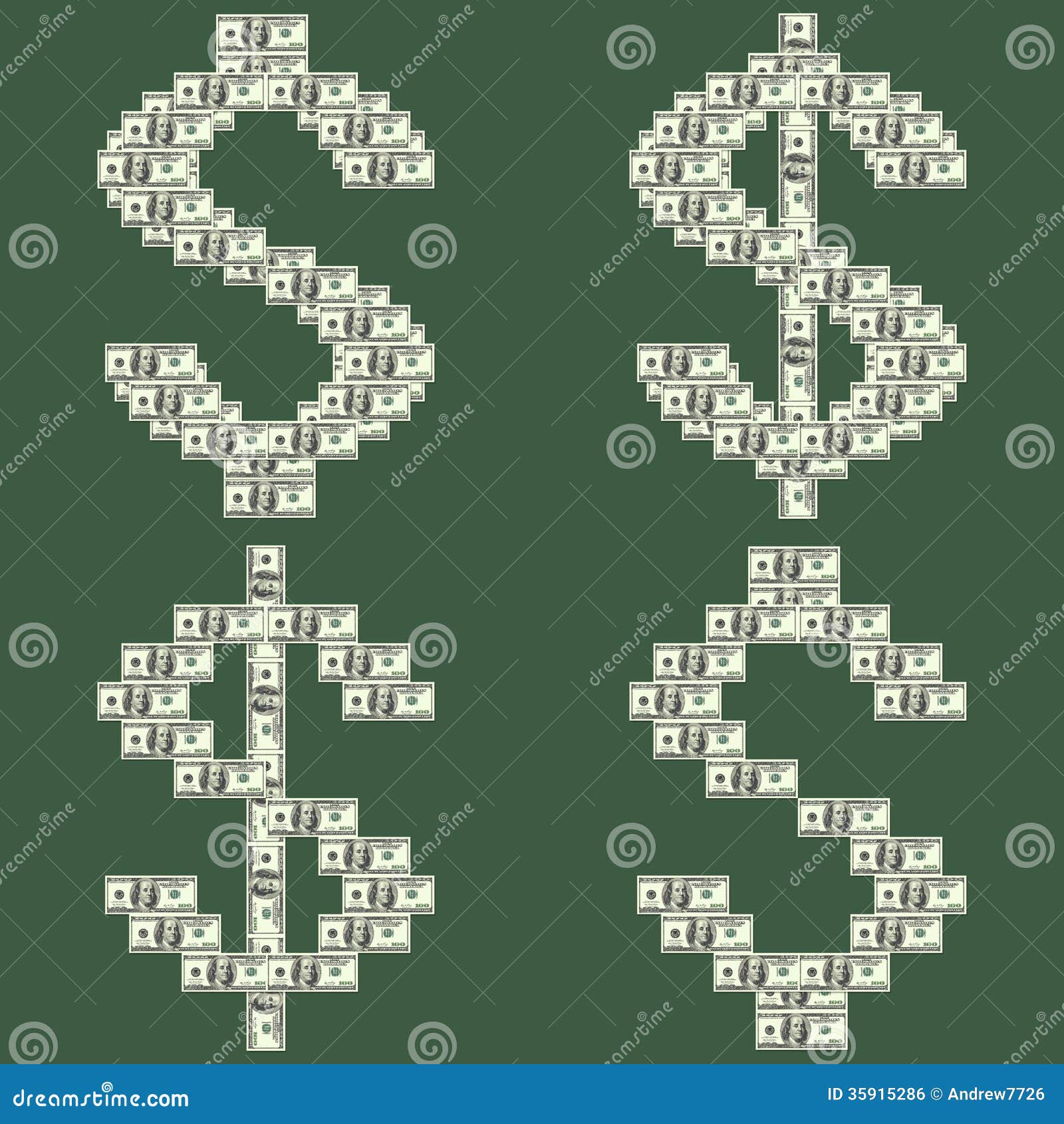 Dollartecken stock illustrationer. Illustration av symbol - 35915286