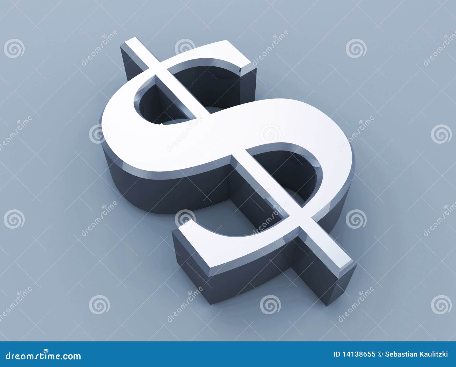 Dollarzeichen stock abbildung. Illustration von finanzierung - 14138655