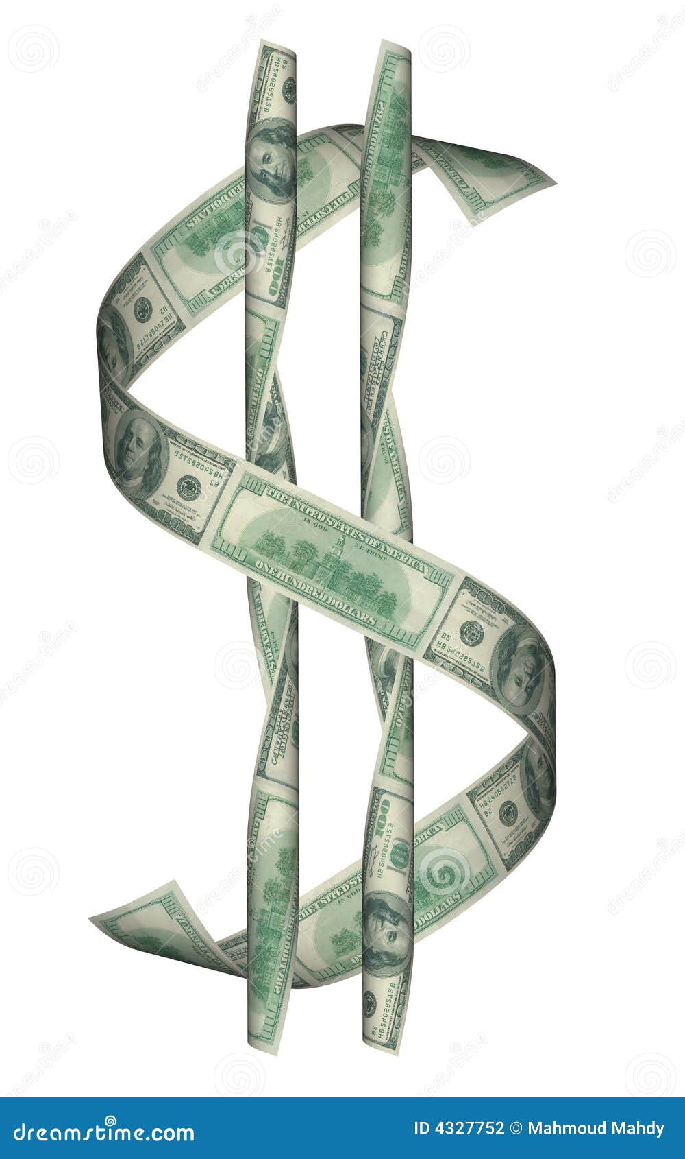 Dollarzeichen stockfoto. Bild von hand, bezahlung, handel - 4327752