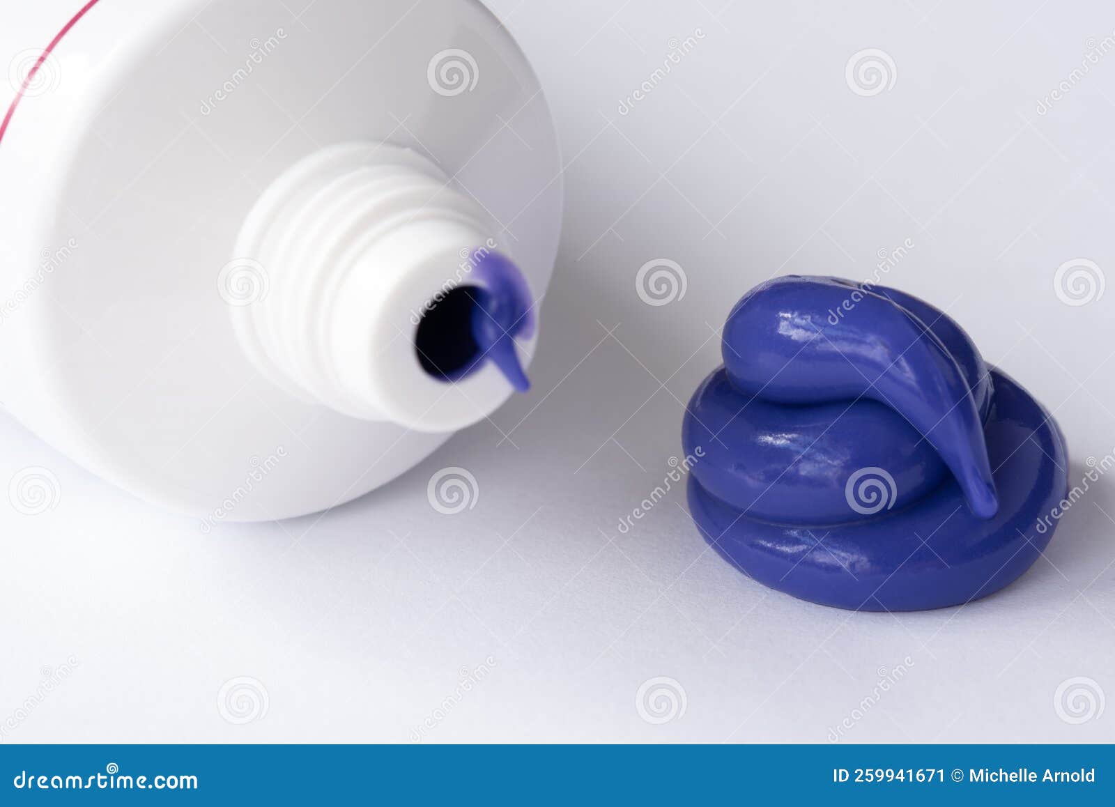 A Dollop of Purple Icing stock image. Image of close - 259941671