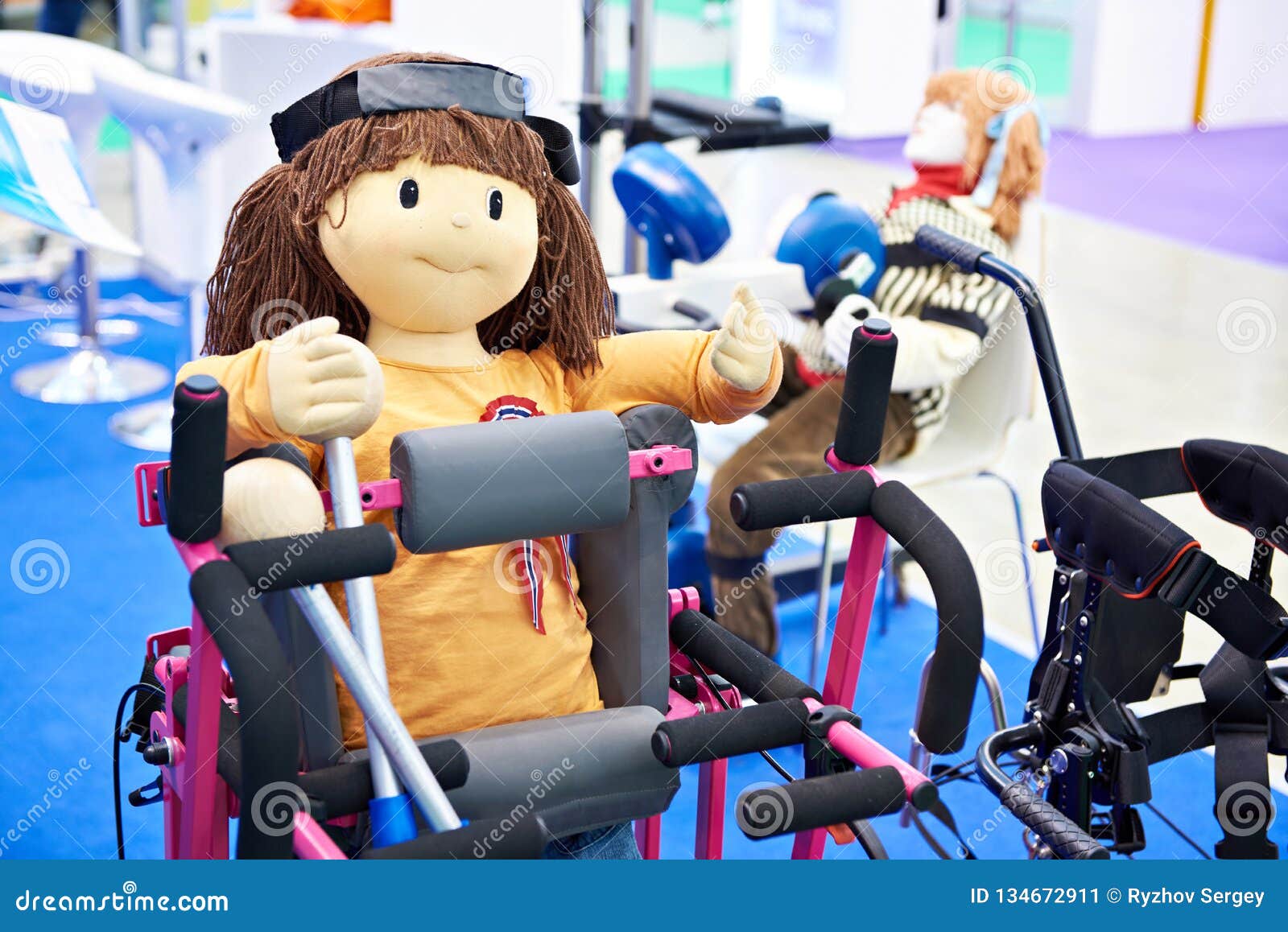Dolls on Rehabilitation Simulators Stock Image - Image of therapy ...