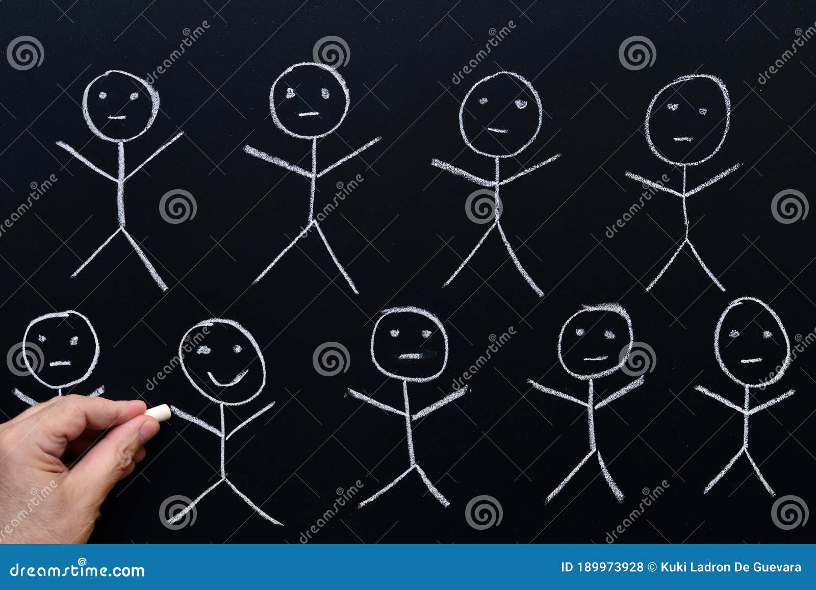 Dolls Drawn in Chalk on a Blackboard Stock Photo - Image of aislada ...