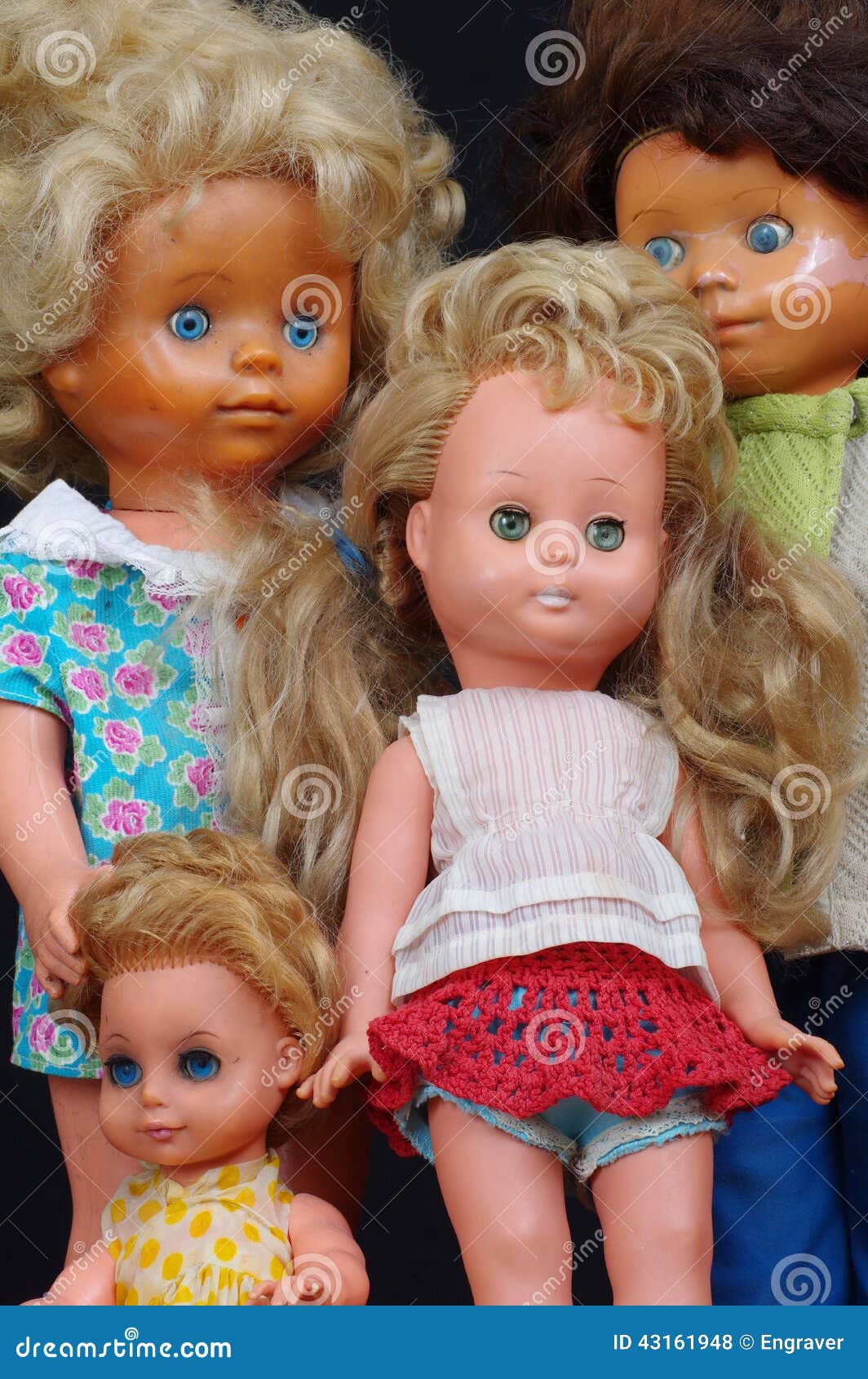 Dolls groups 3 stock photo. Image of objects, dolls, vintage - 43161948