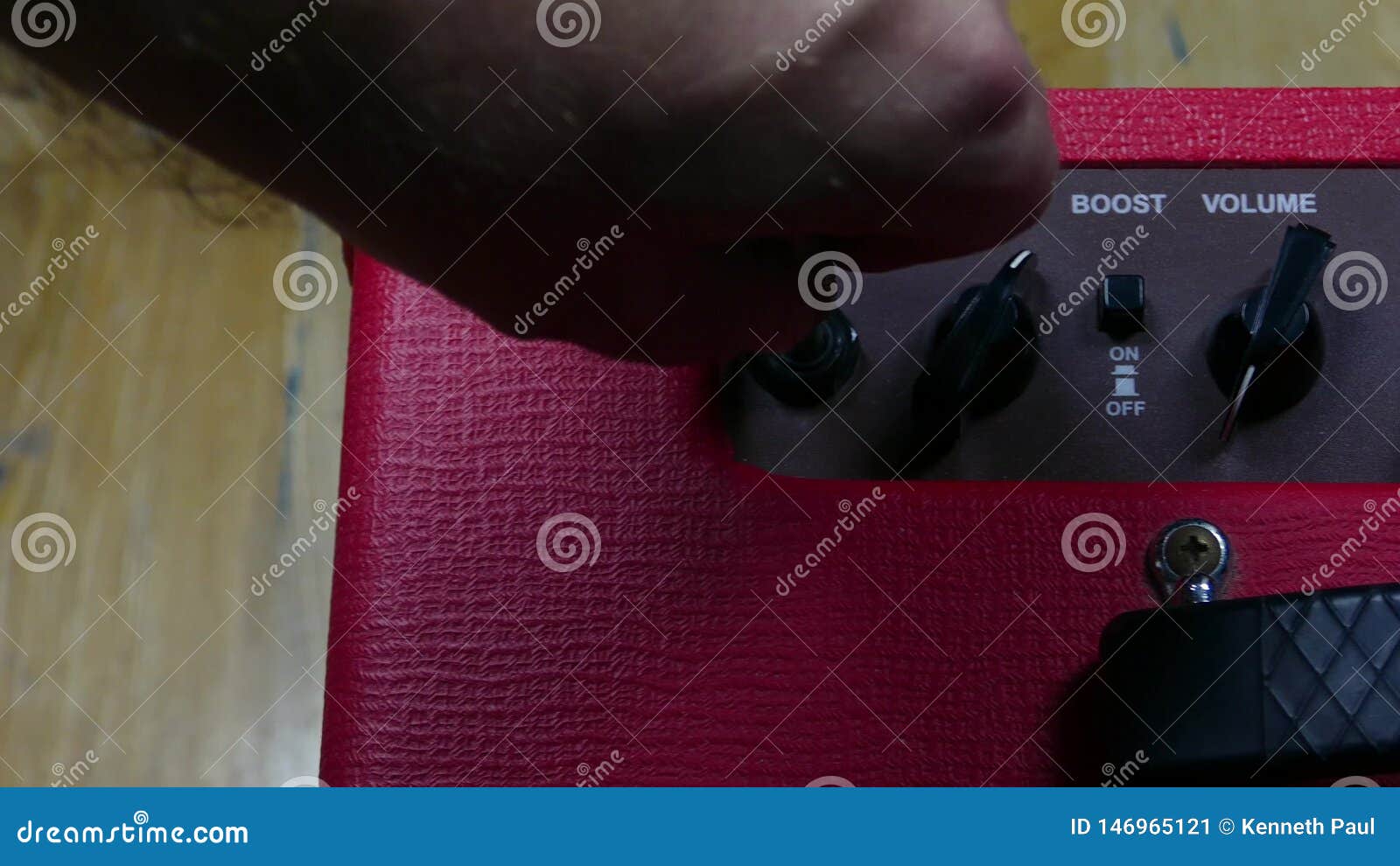 Dolly Across Control Panel on Guitar Amp Stock Video - Video of power ...