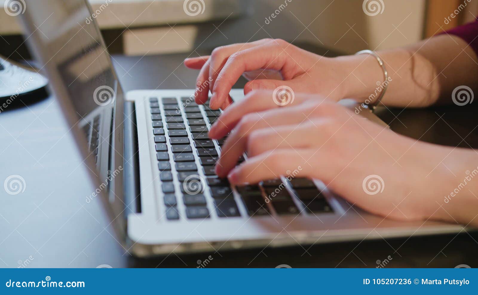 Female Hands Typing Text on Laptop Keyboard Stock Photo - Image of ... Female Hands Typing Text on Laptop Keyboard Stock Photo - Image of ...