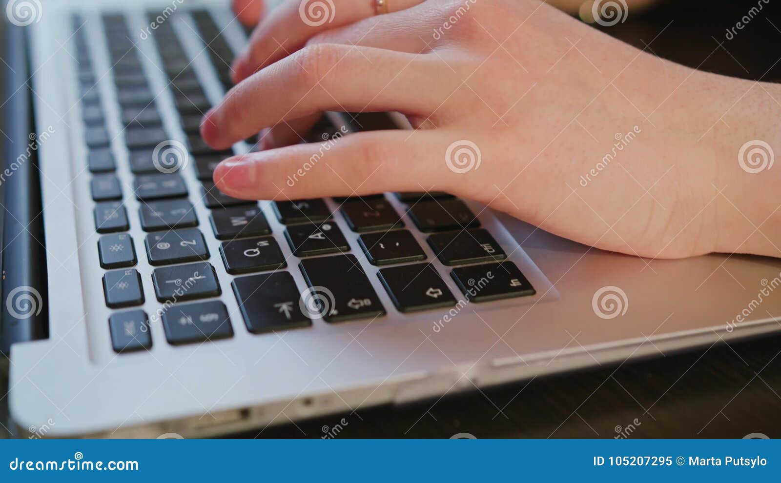 Female Hands Typing Text on Laptop Keyboard Stock Image - Image of ... Female Hands Typing Text on Laptop Keyboard Stock Image - Image of ...