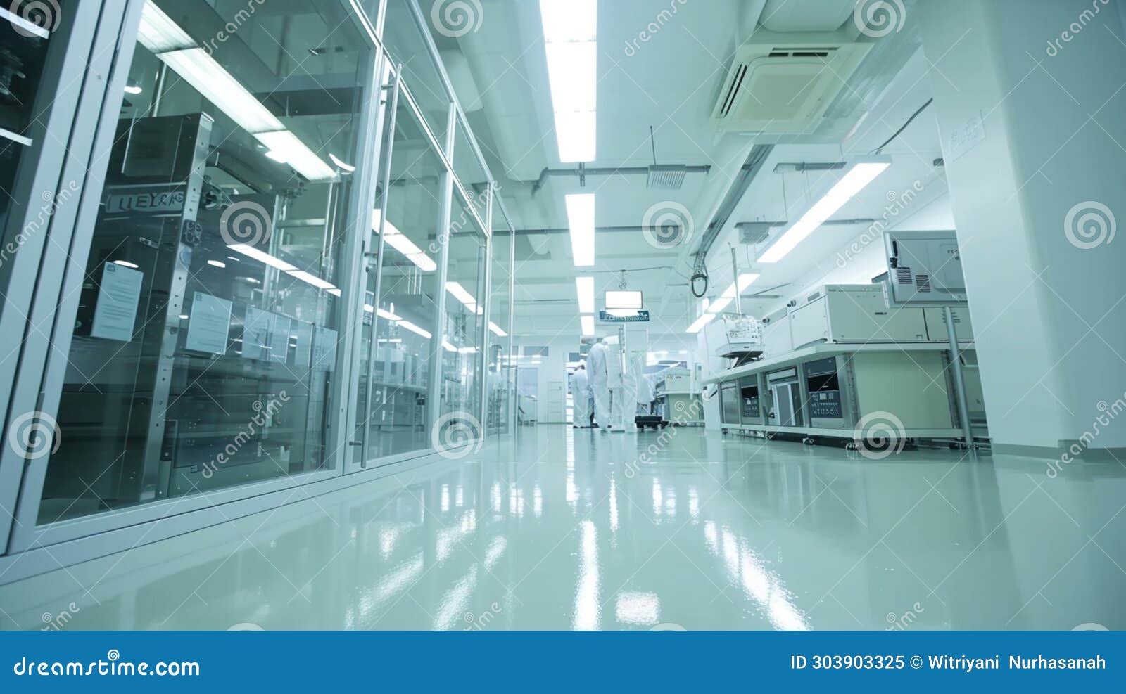 Wafer Handling Inside A Cleanroom Stock Photography | CartoonDealer.com ...