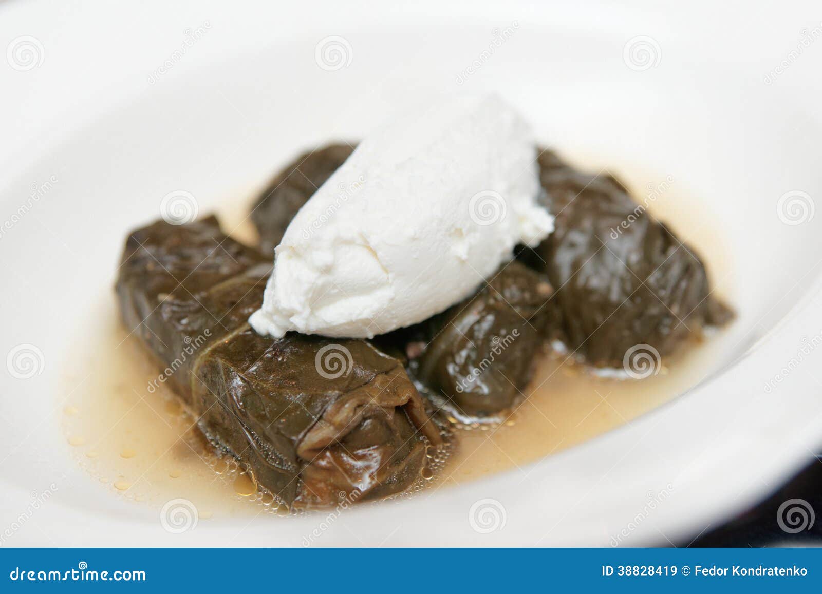 Dolma Dish in Plate, Close-up Stock Image - Image of fish, gastronomy ...