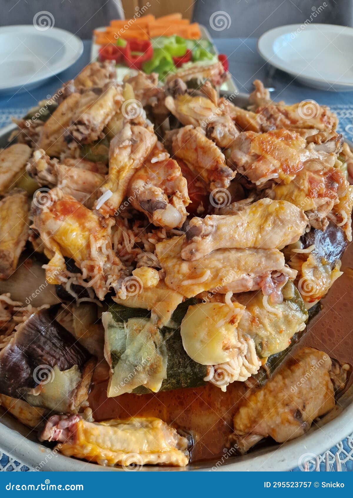 Dolma, an Iraqi food dish stock image. Image of hungry - 295523757