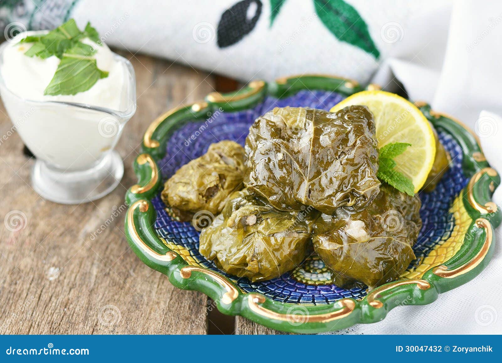Dolma stock photo. Image of leaves, dolmas, mediterranean - 30047432