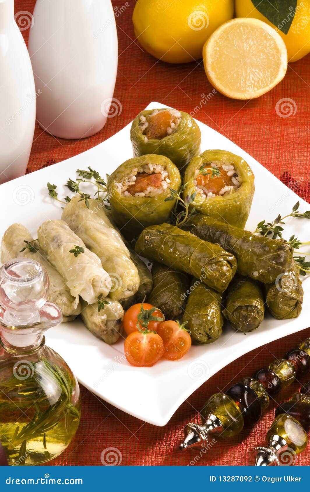 Dolma-Stuffed Vegetables stock photo. Image of herbs - 13287092