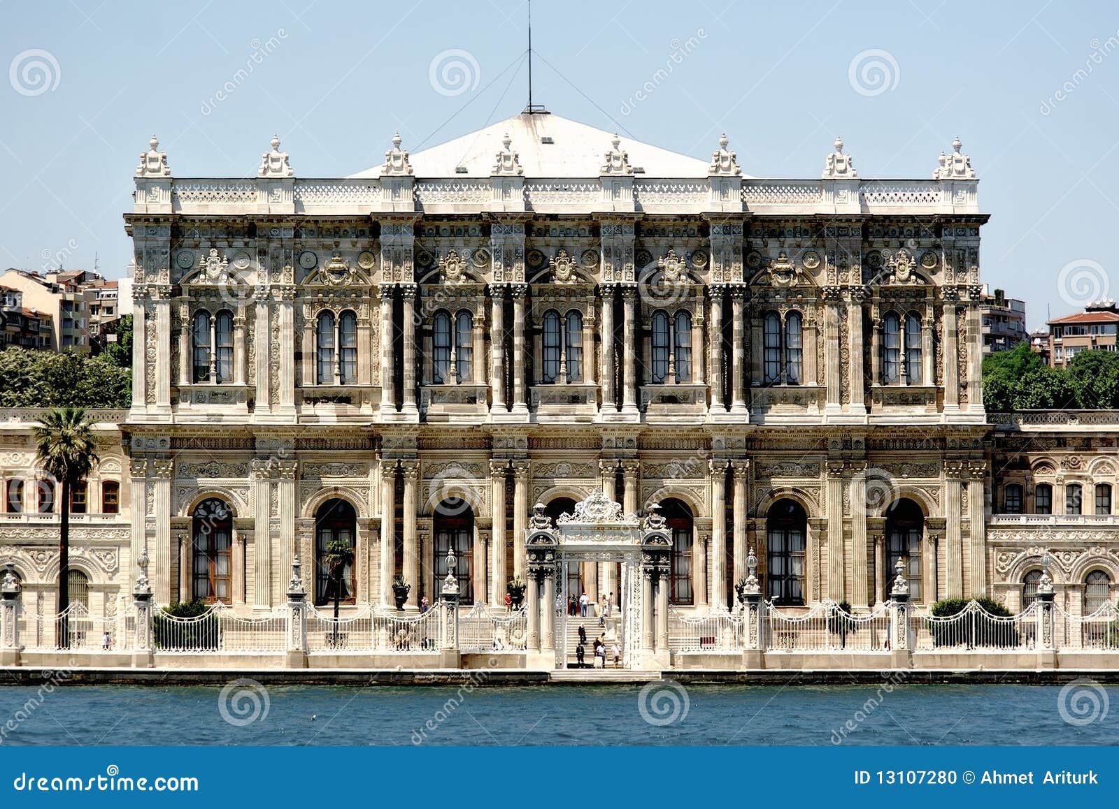 Dolmabahce Palace stock photo. Image of oriental, landmark - 13107280