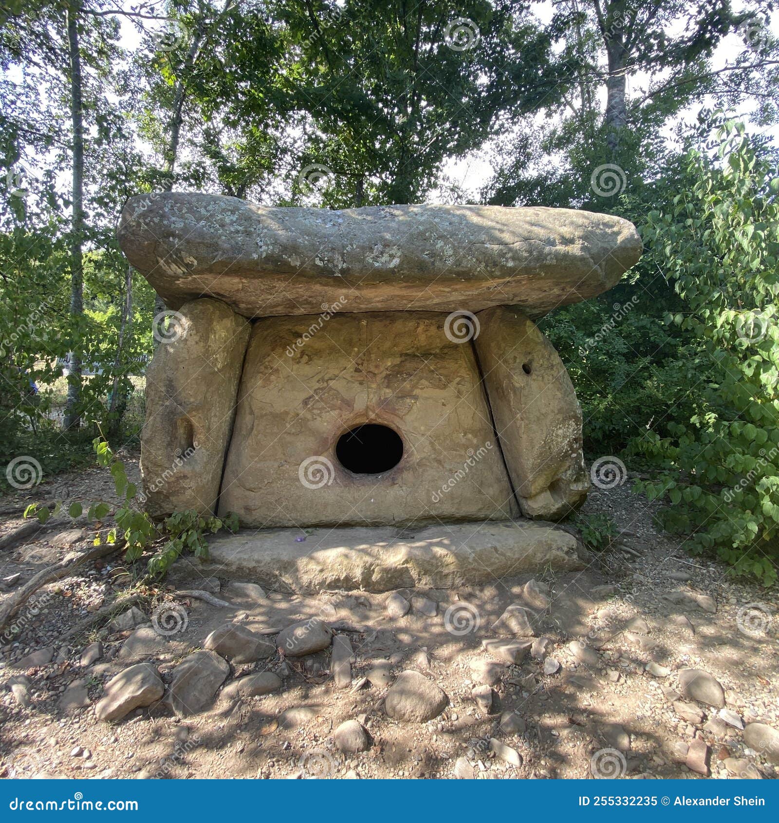 Dolmen is an Ancient Structure in the Caucasus Mountains Stock Image ...