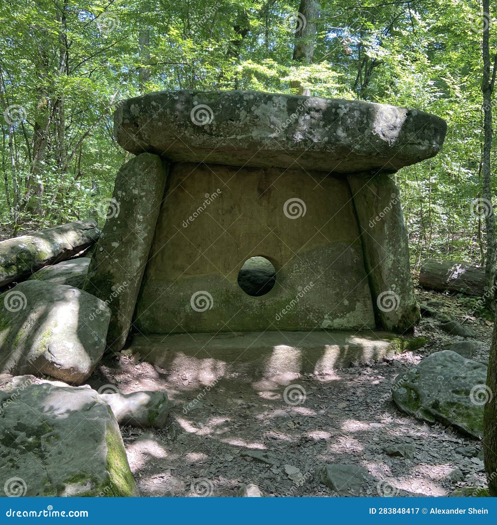 Dolmen is an Ancient Structure Made of Religious Stone Stock Image ...