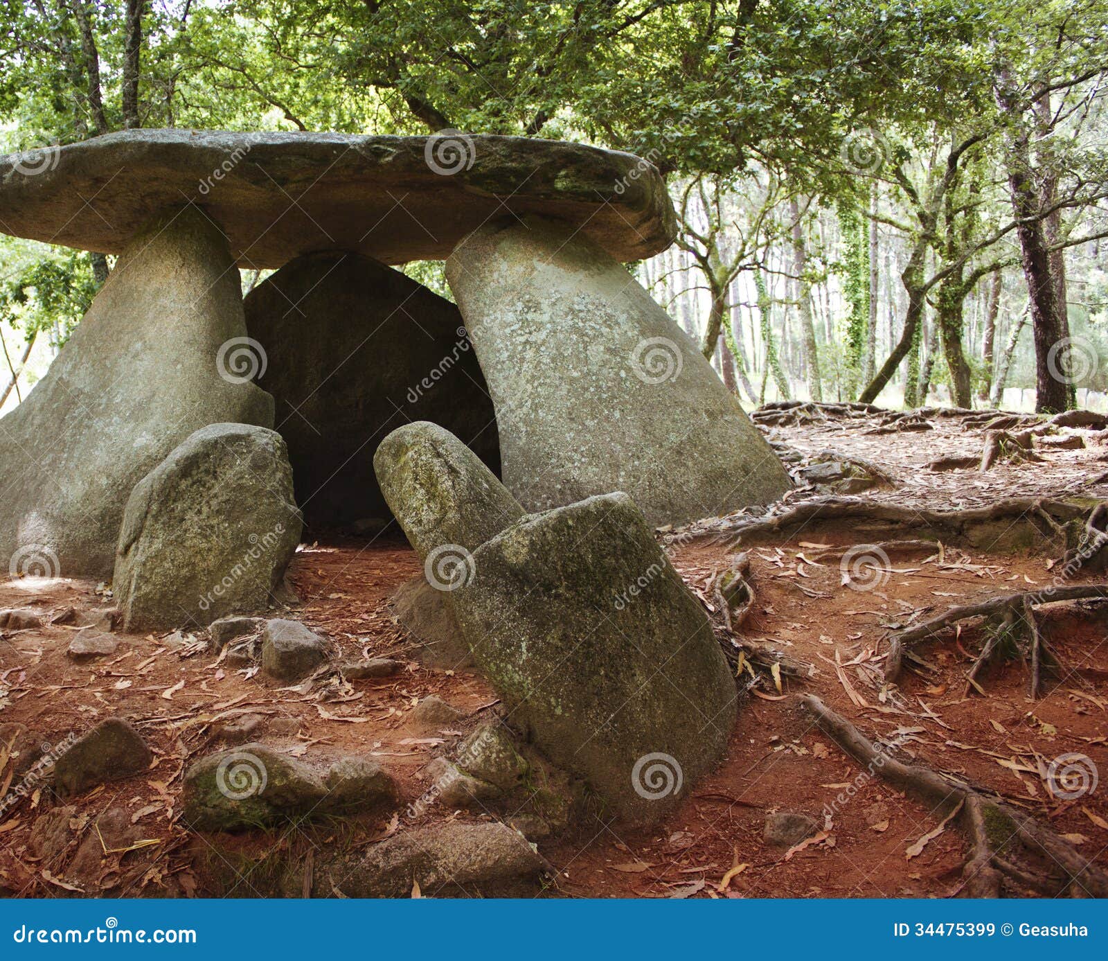 Dolmen stock image. Image of rock, prehistoric, dolmen - 34475399