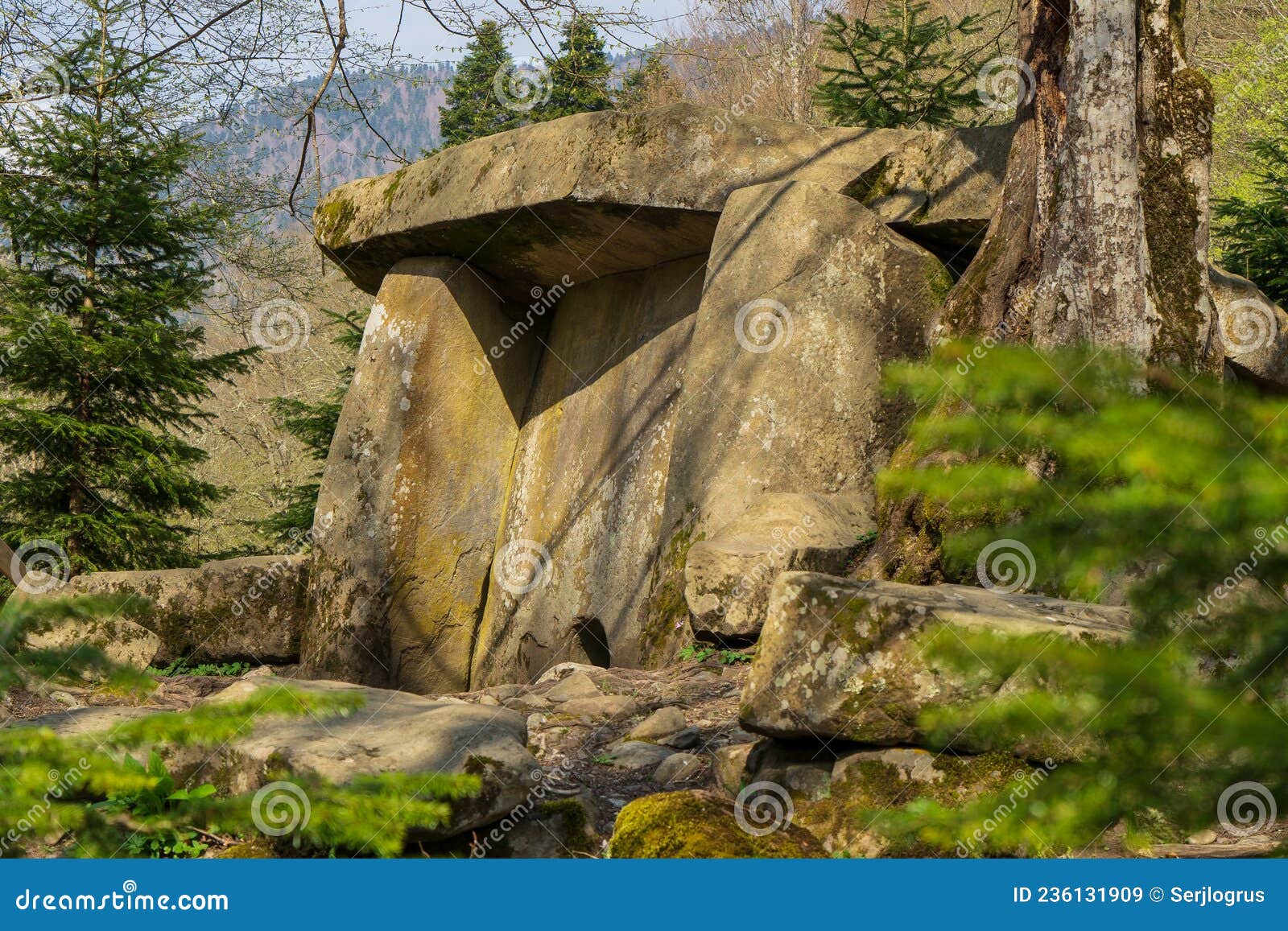 Dolmen. Megalithic Building. Stock Image - Image of history ...