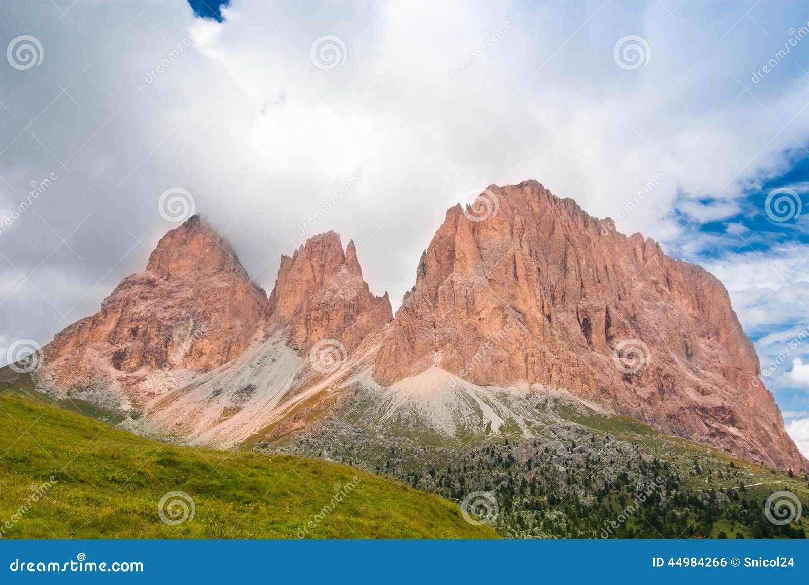 Dolomite Alps, Italy stock photo. Image of italy, alpine - 44984266