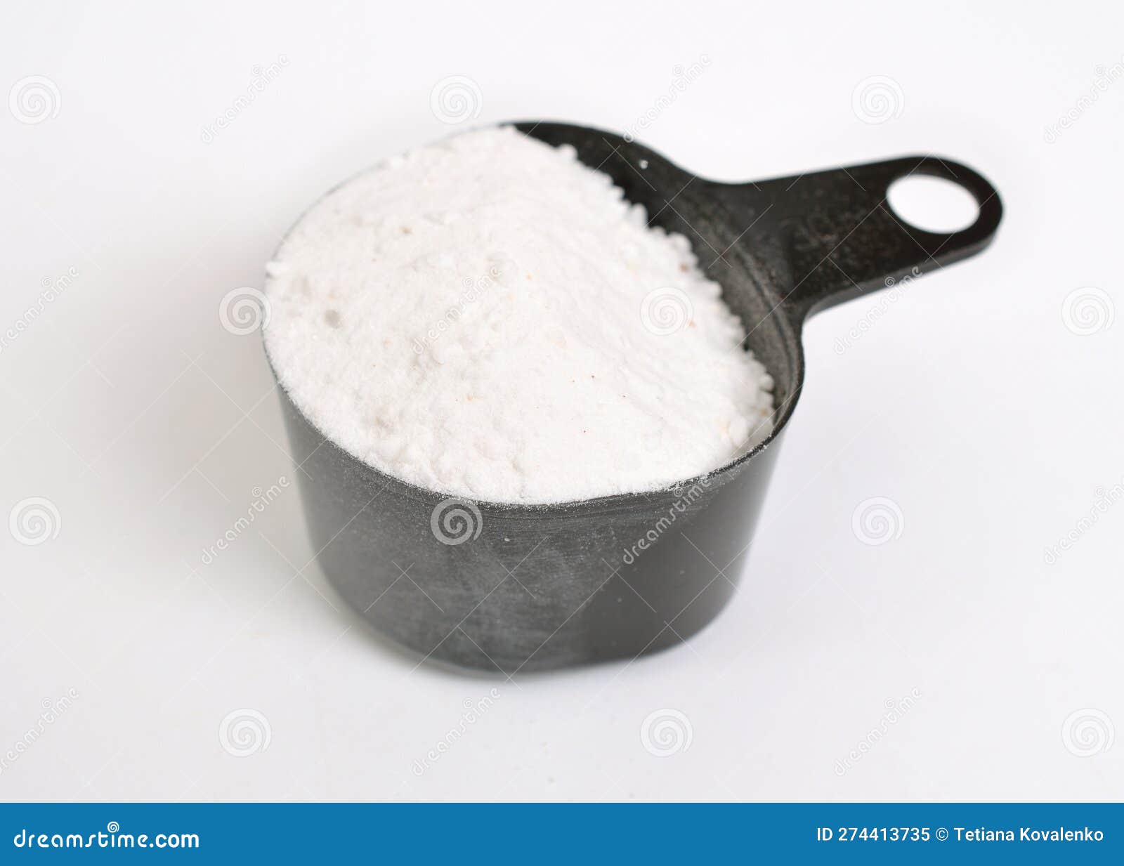 Dolomite Mineral Powder Heep on White Background Stock Image - Image of ...