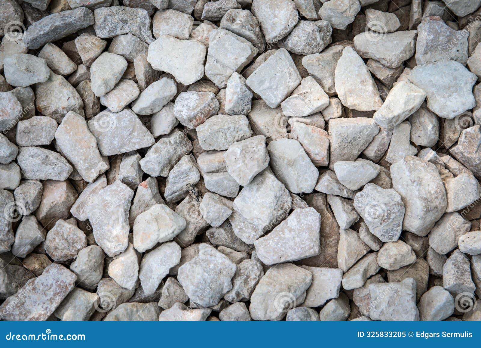 Dolomite Rubble Background. Materials for Garden Improvement and Road ...