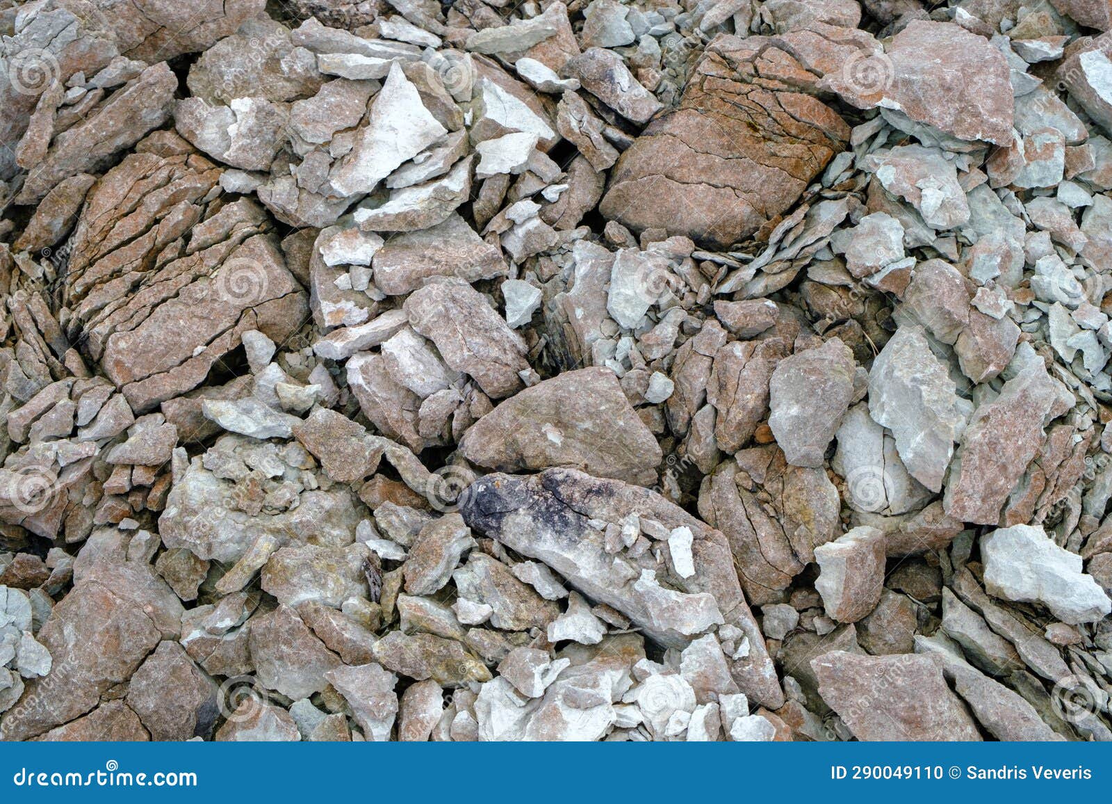 Dolomite Stones Quarry. Close-up of a Rock Structure at a Dolomite ...