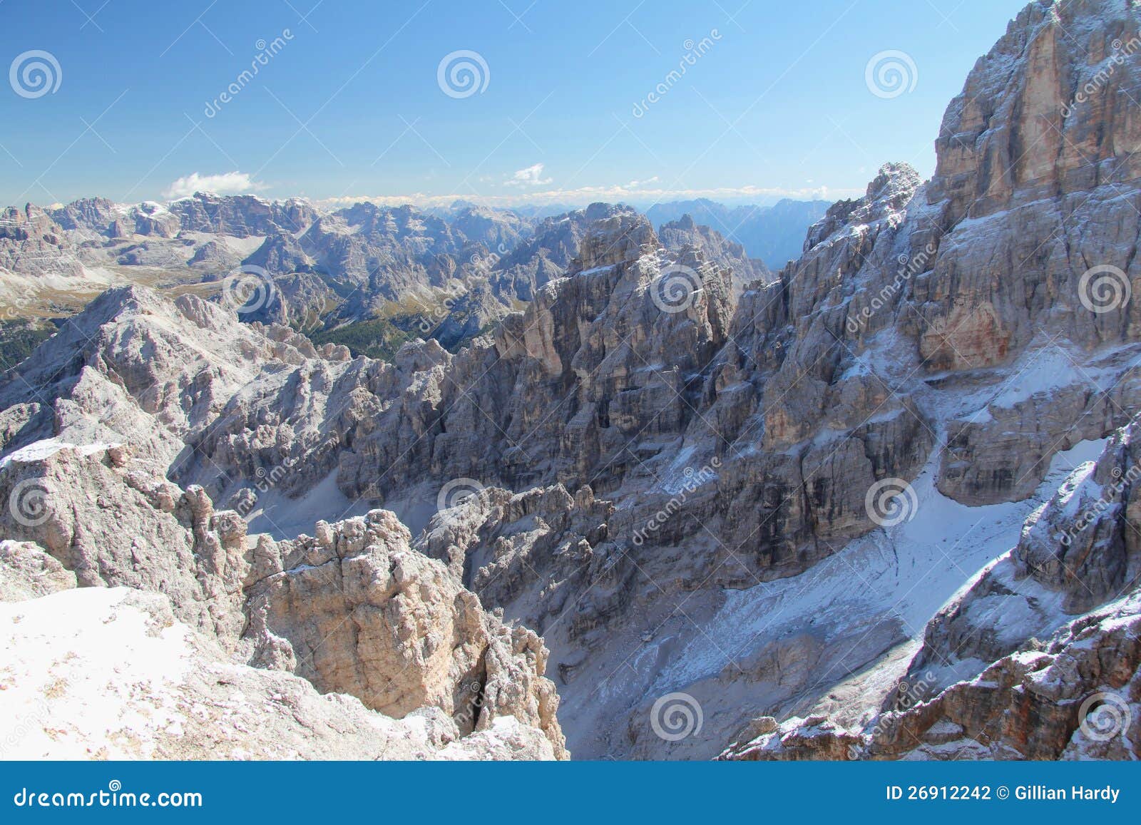 Dolomite View stock photo. Image of scenic, dolomites - 26912242
