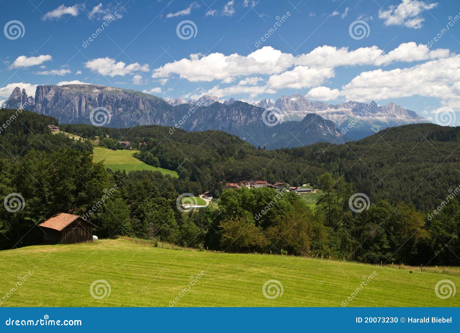 Dolomites Mountains in Northern Italy Stock Photo - Image of horizon ...