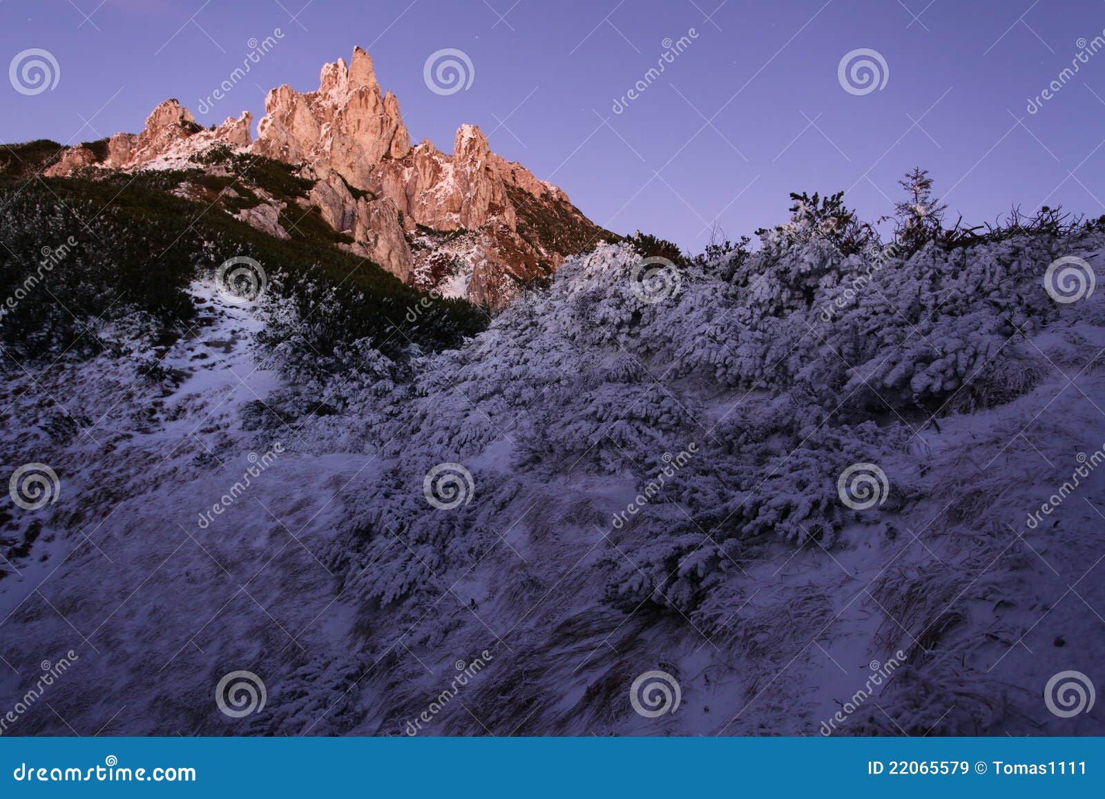 Dolomites at night stock image. Image of clear, europe - 22065579