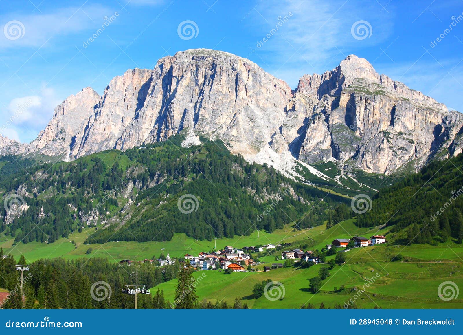The Dolomites in Northern Italy Stock Photo - Image of corvara, italy ...