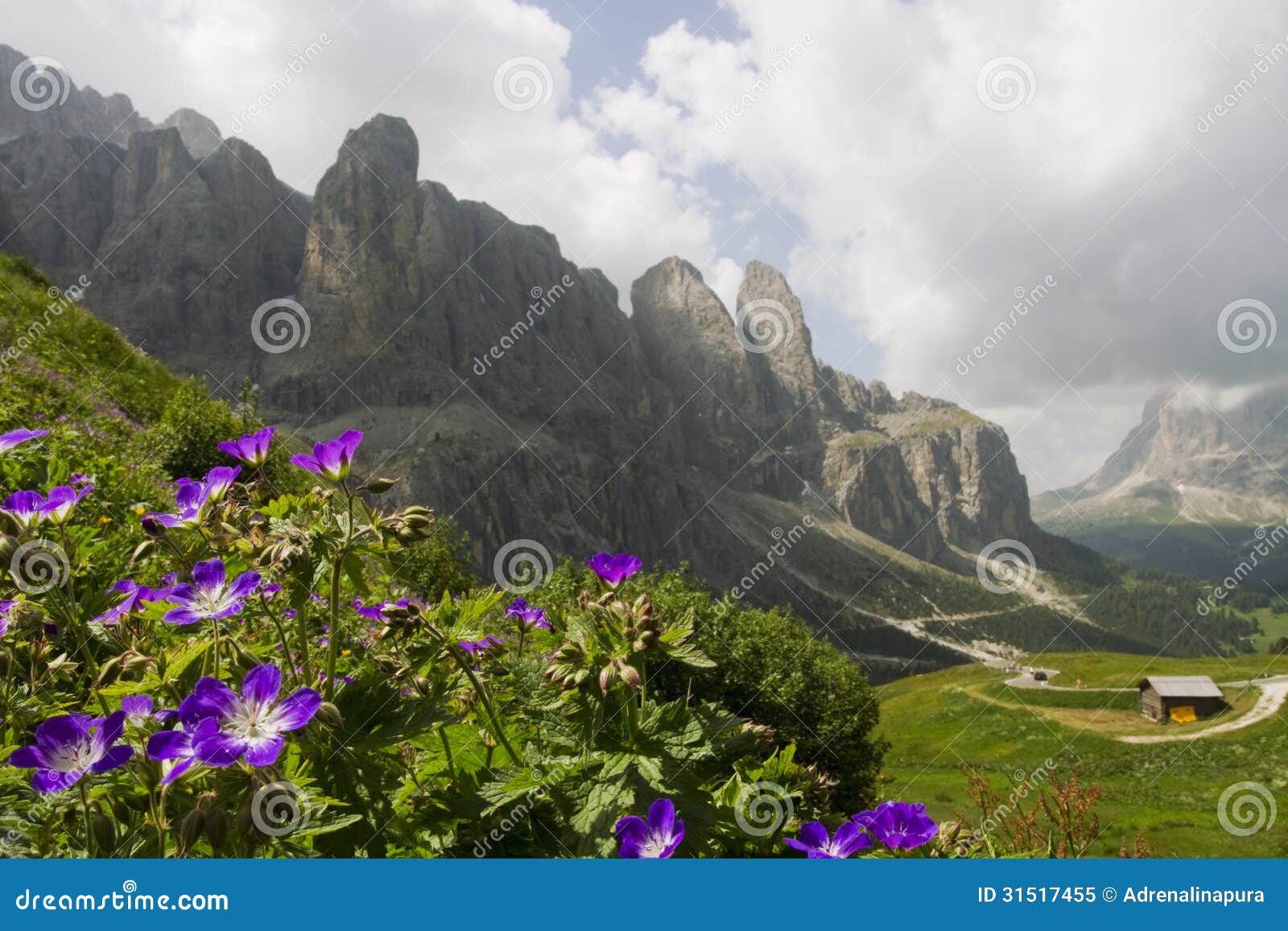 Dolomites in spring stock image. Image of view, nature - 31517455