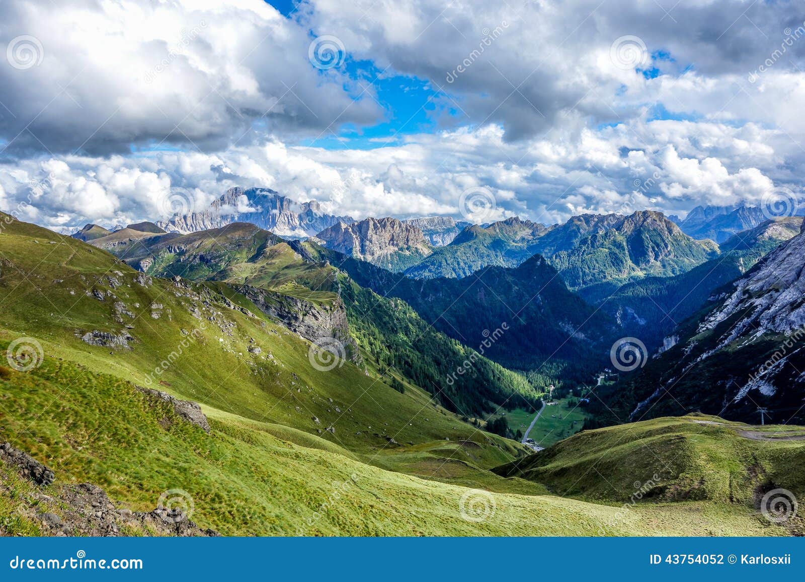 Dolomites 5 stock photo. Image of green, climbing, scenic - 43754052