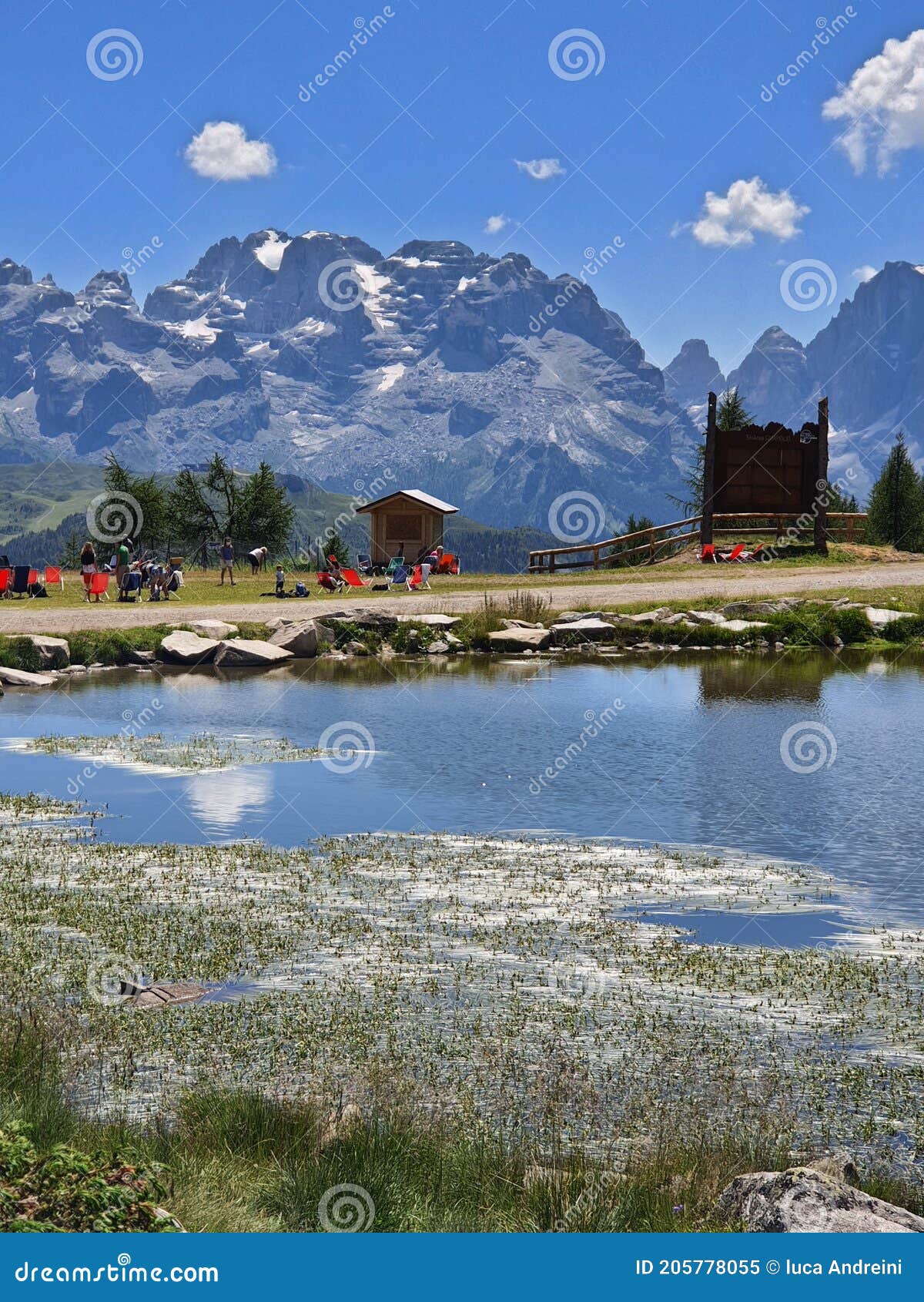 Dolomiti Alpes Italy Panorama Editorial Image - Image of winter ...