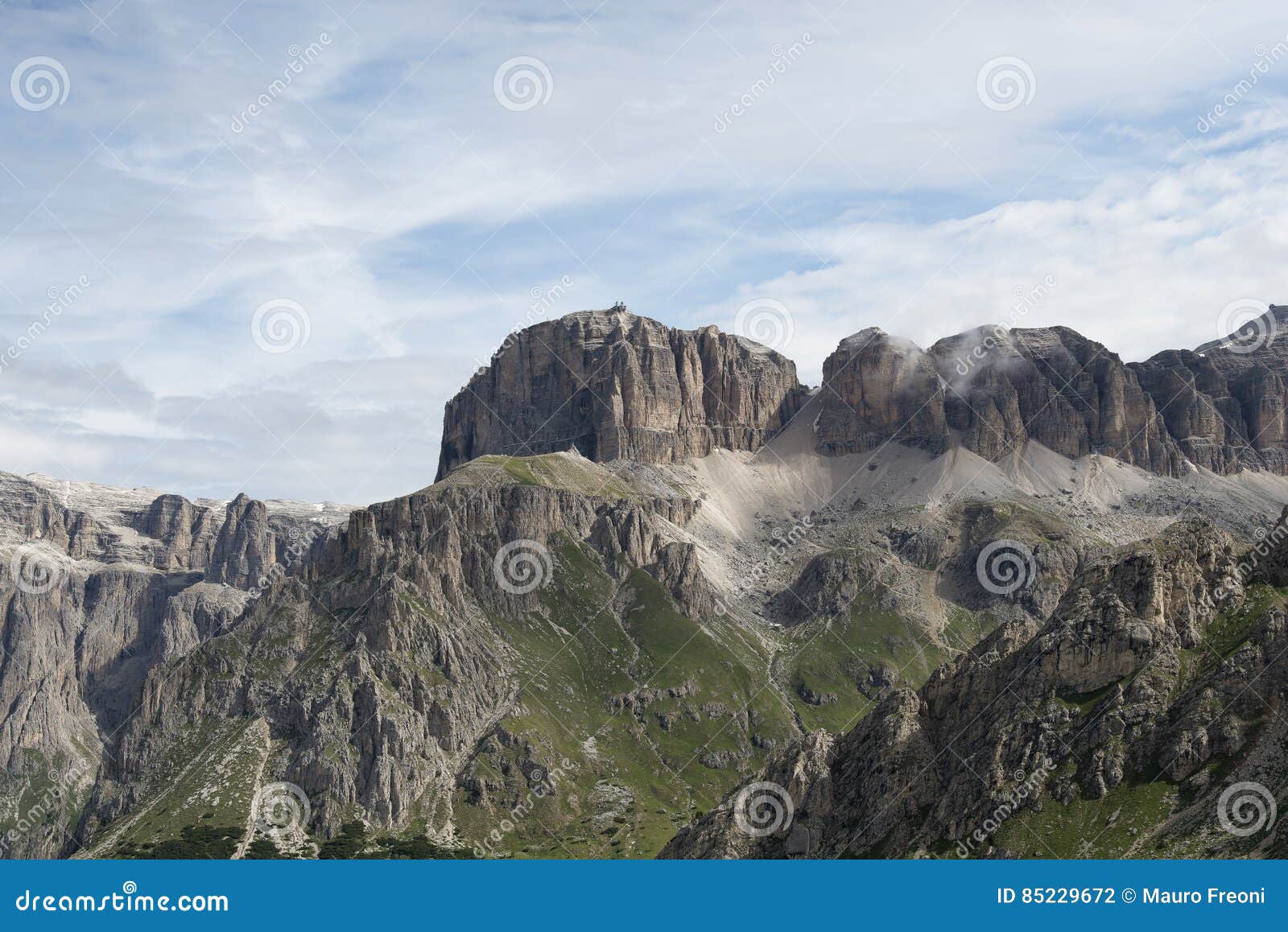 Dolomiti - Sass Pordoi stock photo. Image of view, pordoi - 85229672