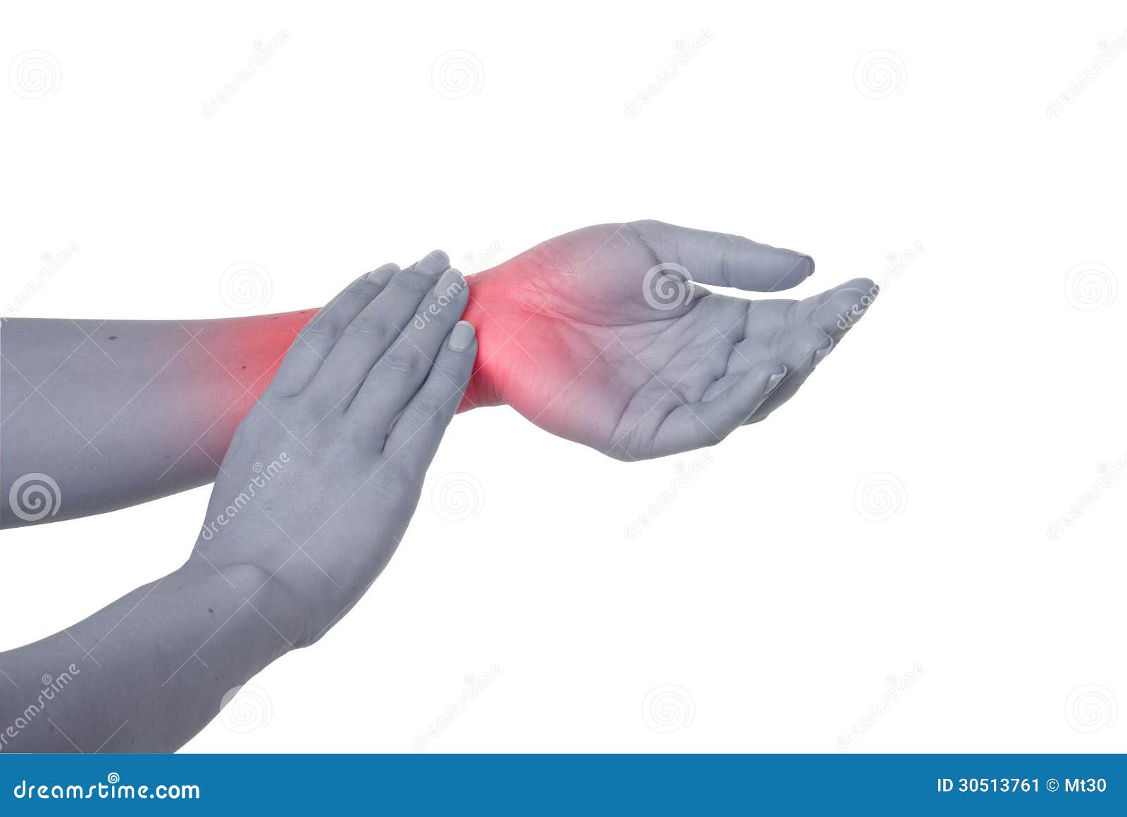 Dolor de la mano imagen de archivo. Imagen de terapia - 30513761