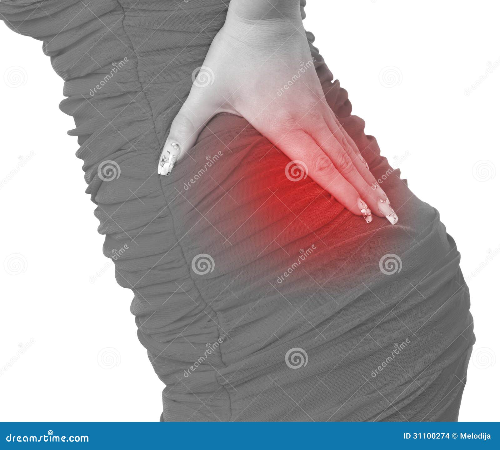 Dolore Acuto in Un Addome Della Donna Fotografia Stock - Immagine di ...