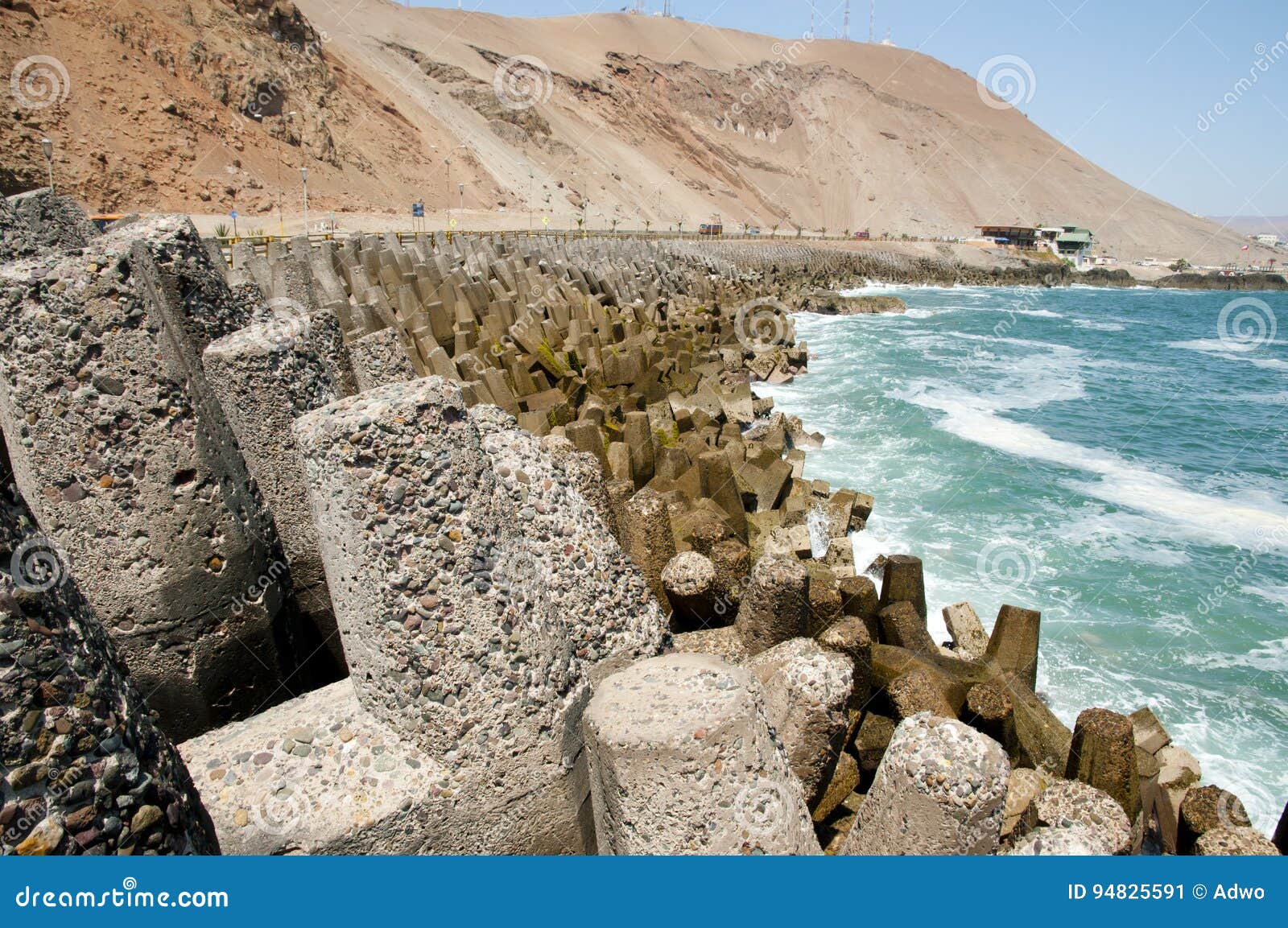 Dolos, Concrete Block Geometric Shape At Sea Royalty-Free Stock Image ...