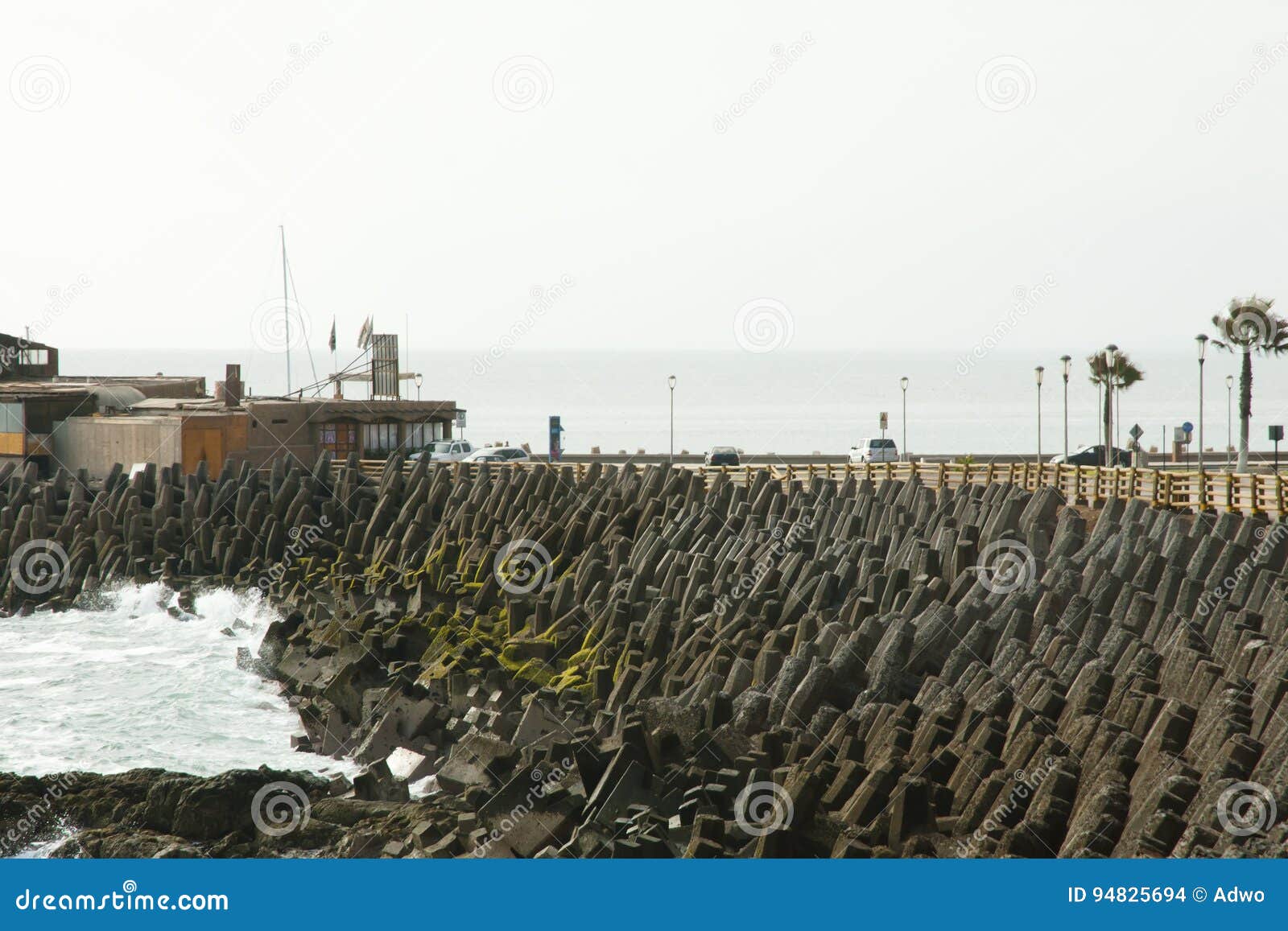 Dolos, Concrete Block Geometric Shape At Sea Royalty-Free Stock Image ...