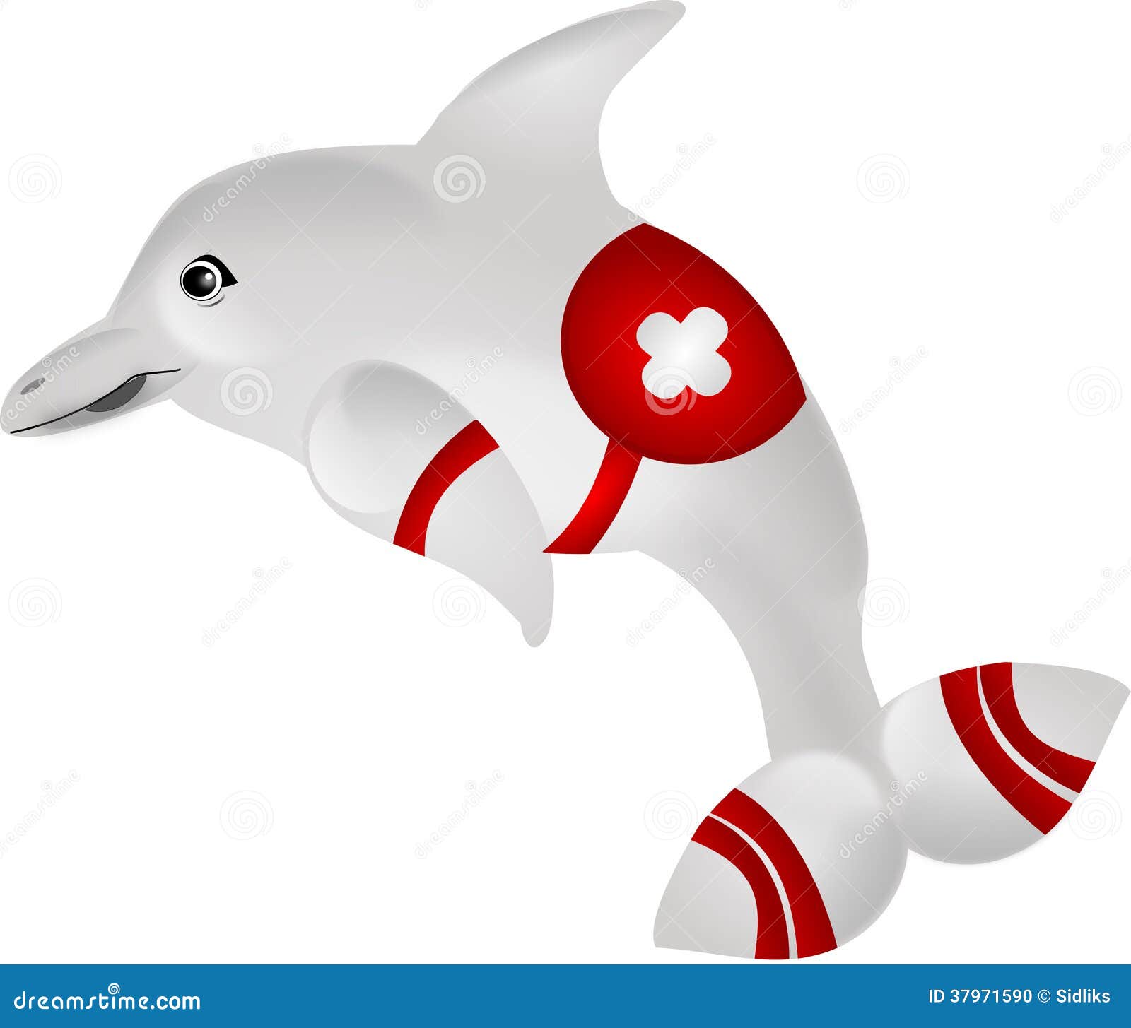 Dolphin As Paramedic Stock Photography | CartoonDealer.com #37971590