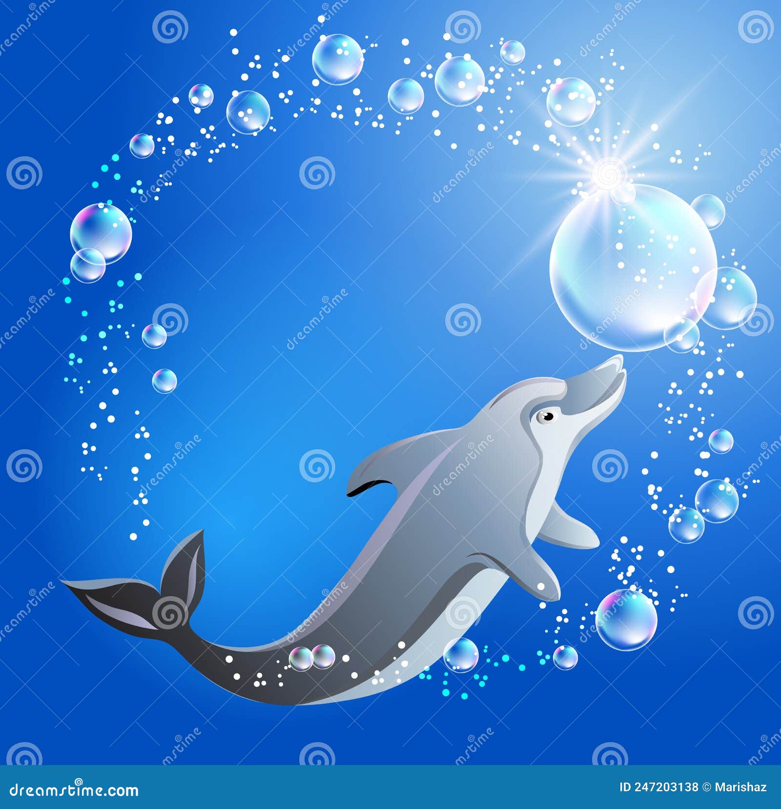 Bubbles The Dolphin Royalty-Free Stock Photography | CartoonDealer.com ...