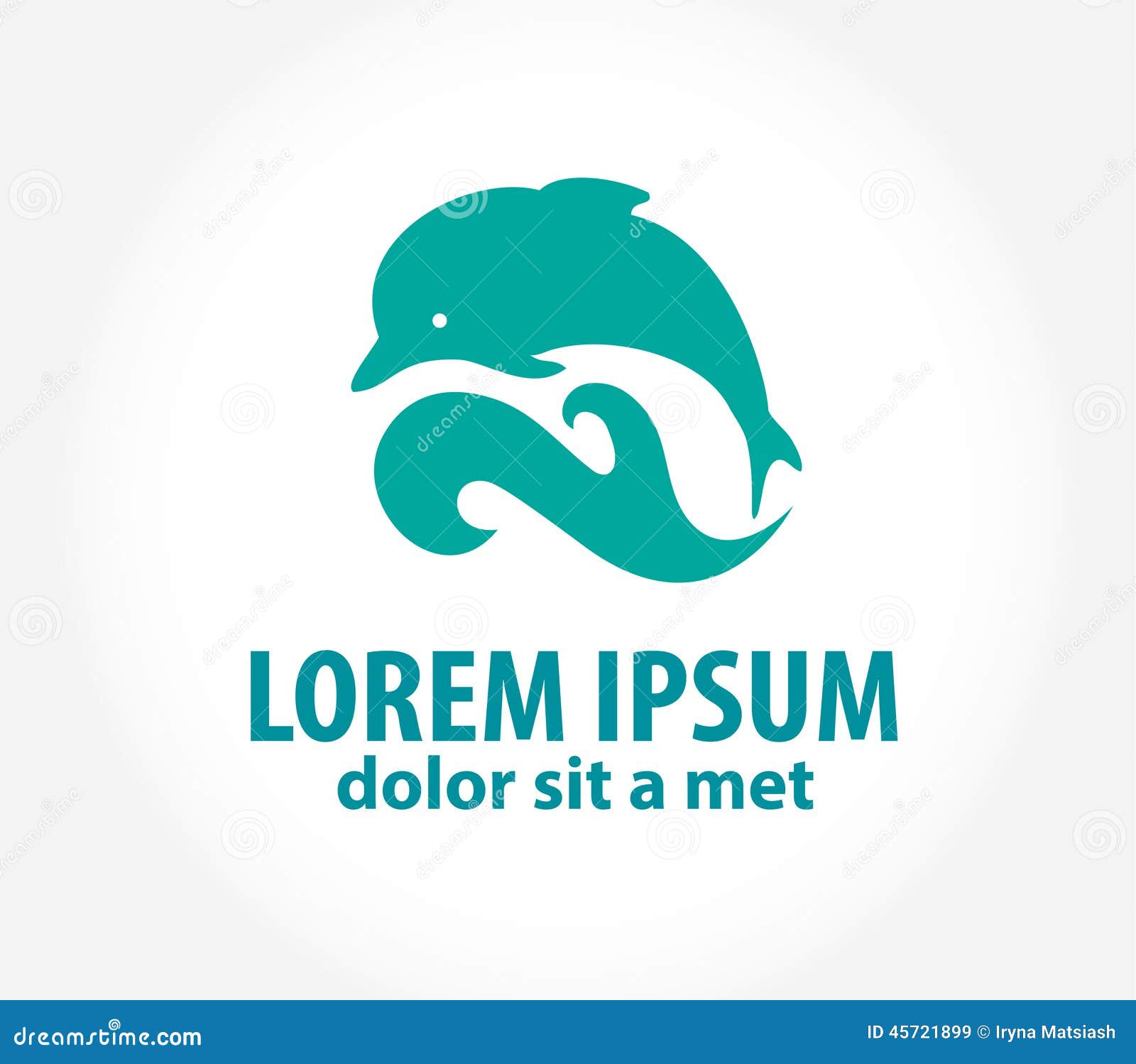 Dolphin Icon In Cartoon Style Isolated On White Background. Sea Animals ...