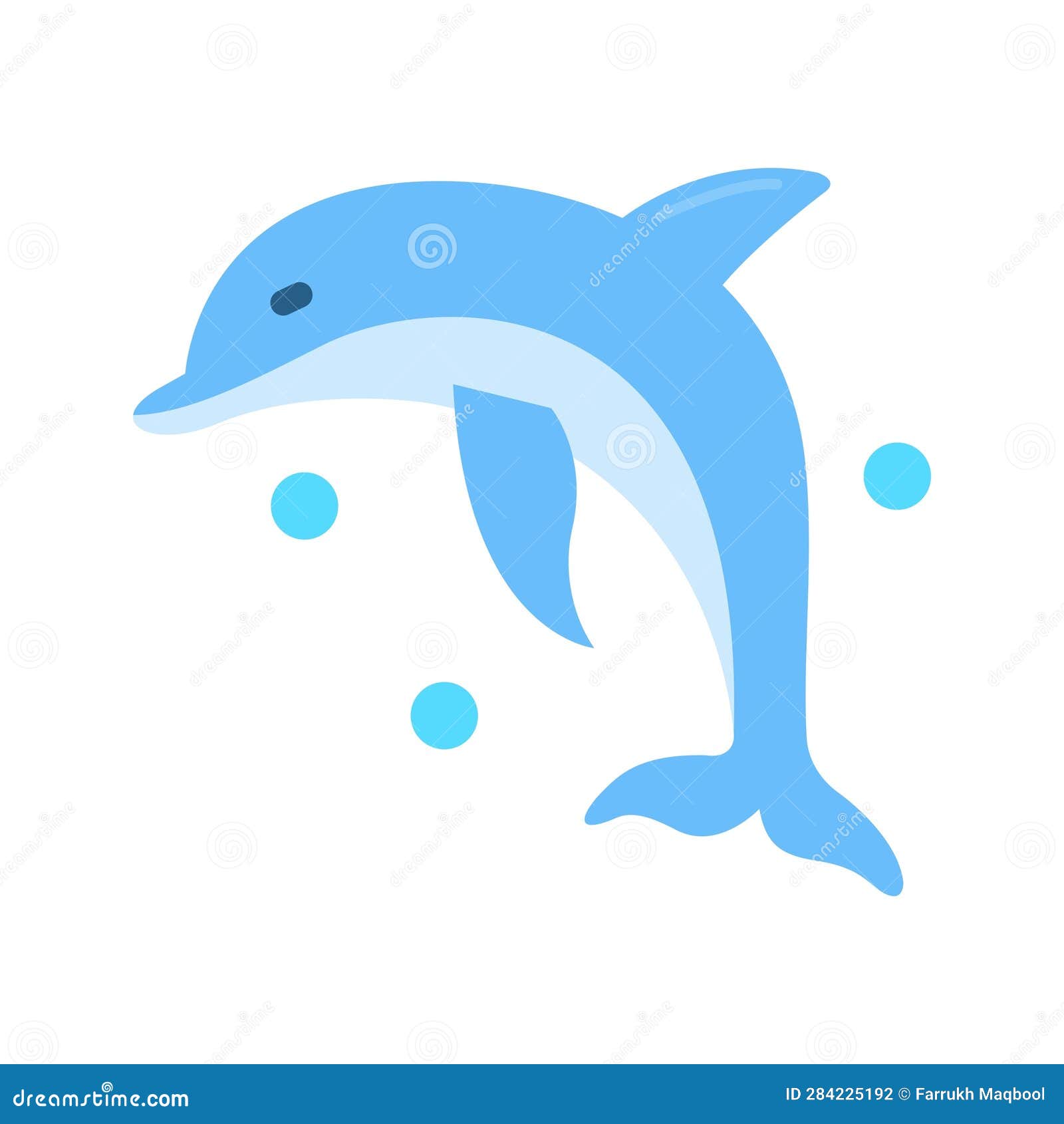 Dolphin Icon Image. stock vector. Illustration of concept - 284225192