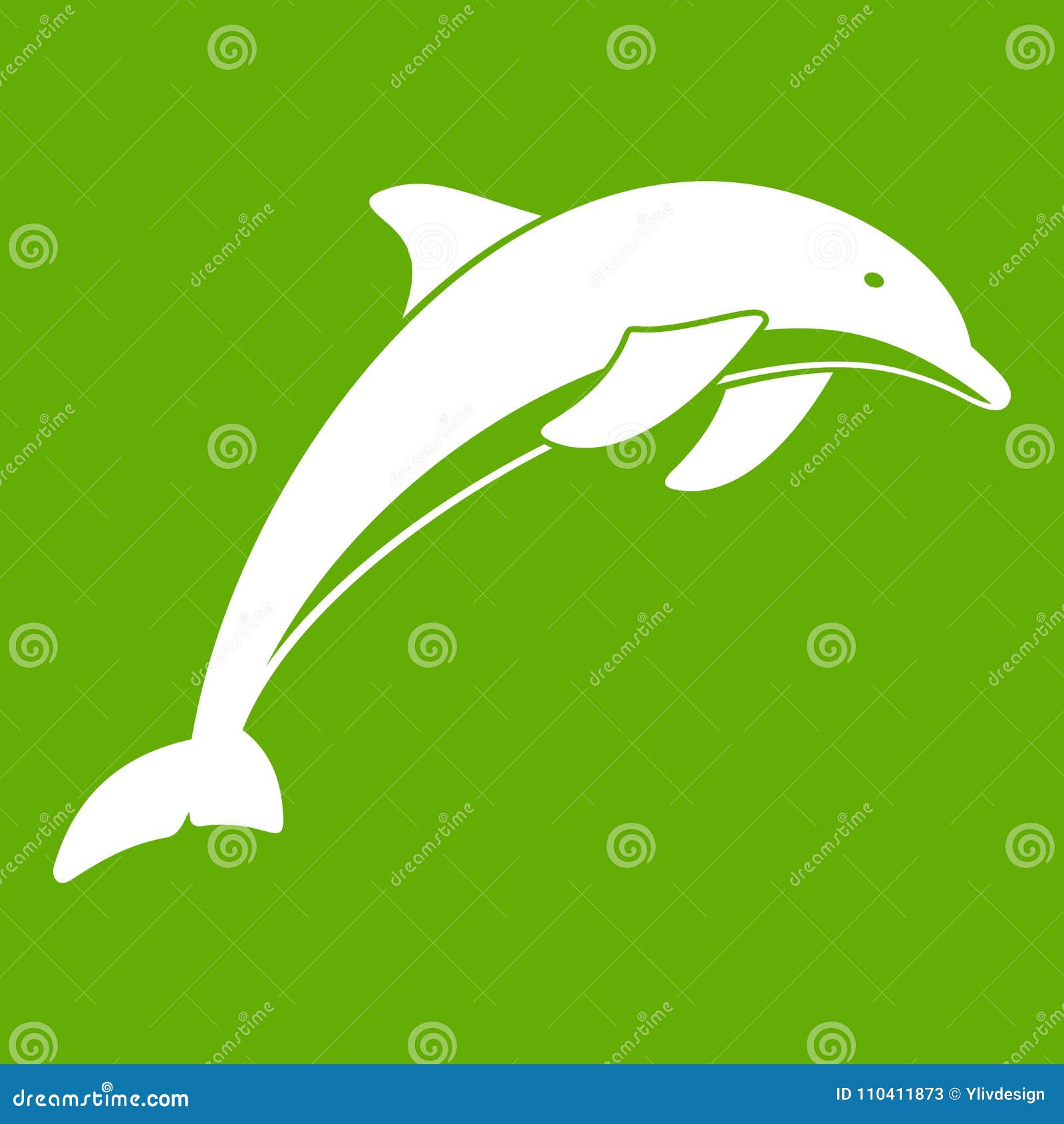 Dolphin Icon In Cartoon Style Isolated On White Background. Sea Animals ...